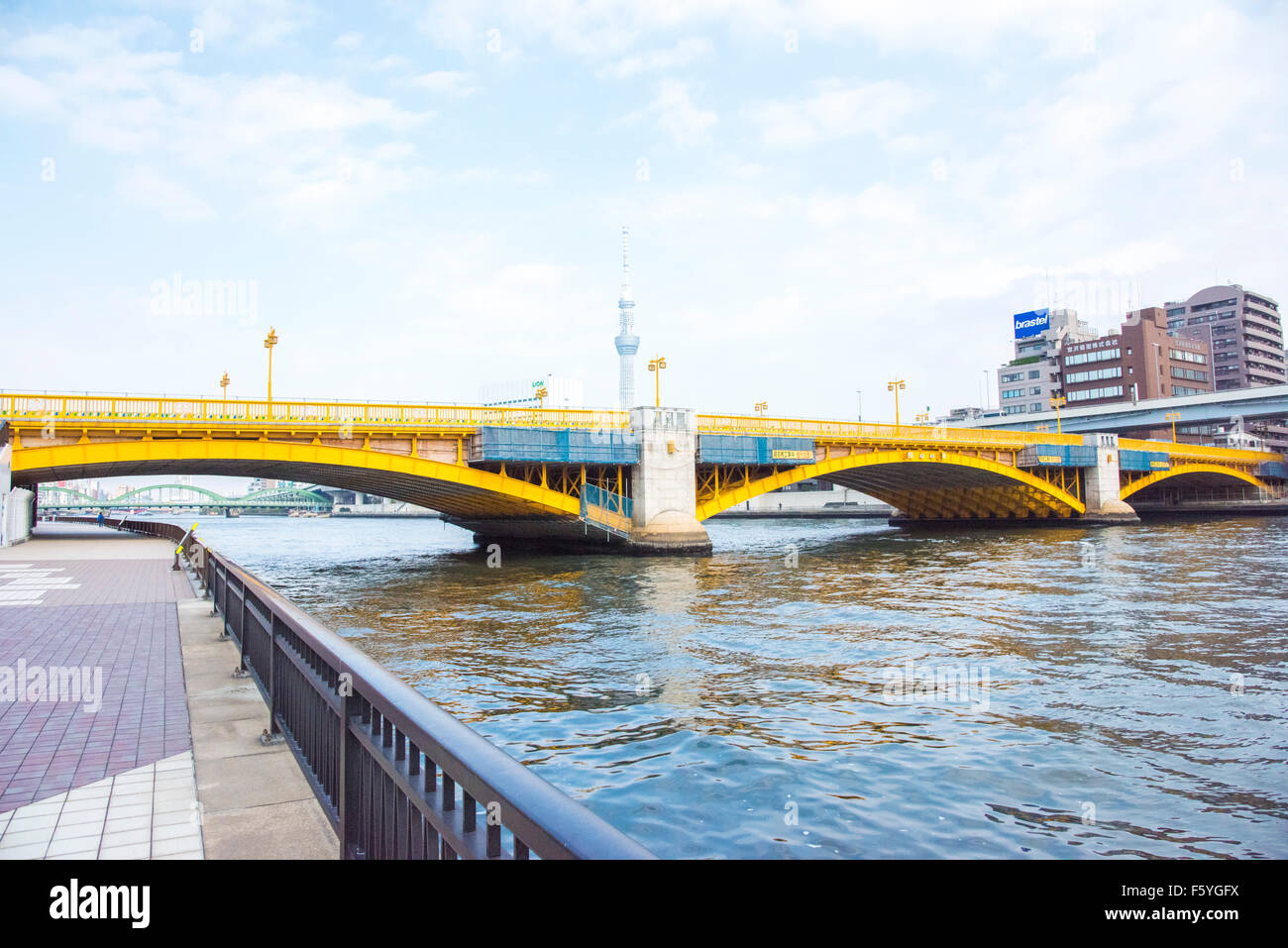 Kuramaebashi bridge,Sumida river,Tokyo,Japan Stock Photo - Alamy
