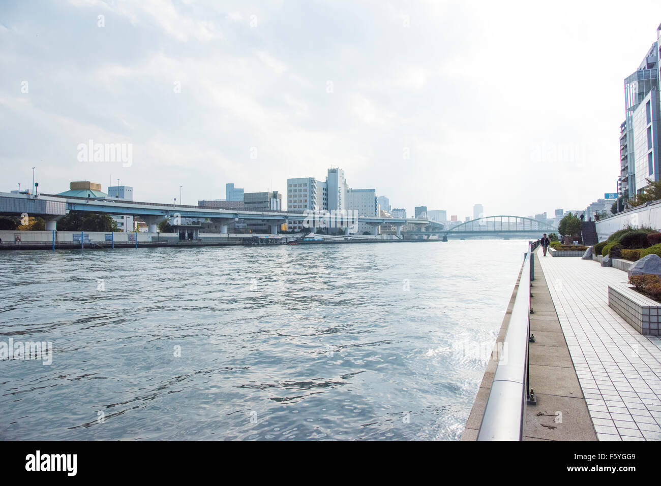 Sobu Line Sumida River bridge,Sumida river,Tokyo,Japan Stock Photo - Alamy