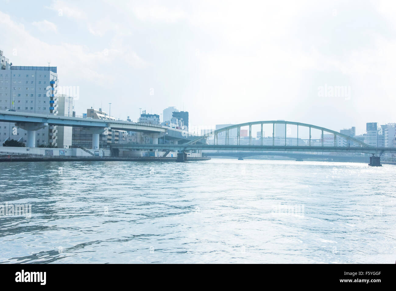 Sobu Line Sumida River bridge,Sumida river,Tokyo,Japan Stock Photo - Alamy