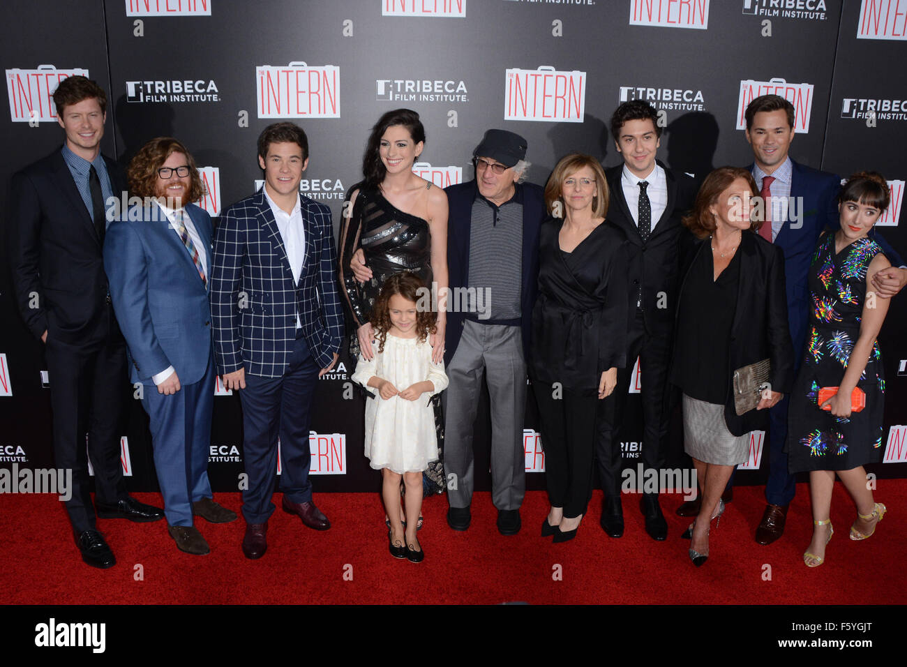 The Intern New York Premiere - Red Carpet Arrivals Featuring: Anders ...
