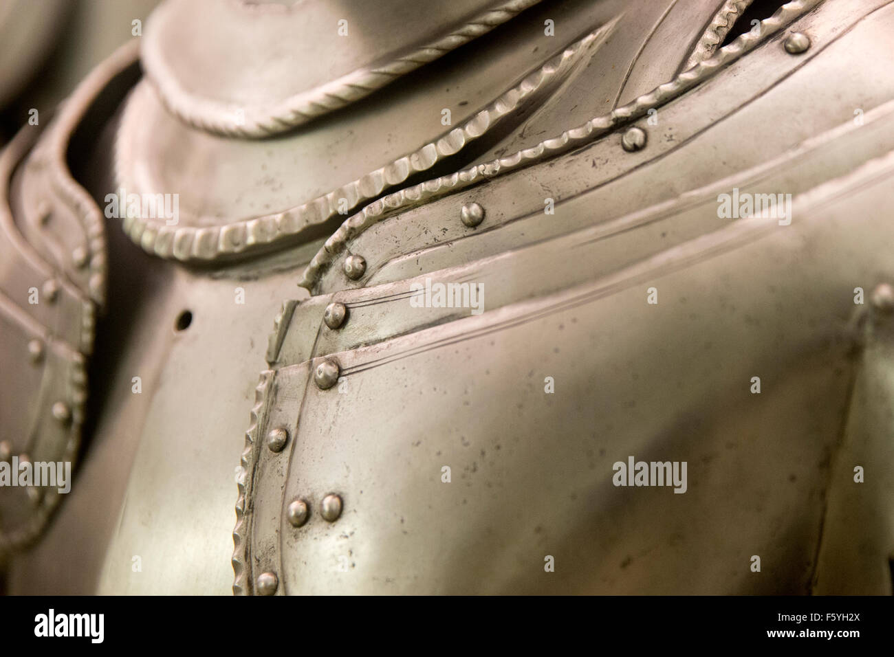 Detail of an european medieval armor Stock Photo - Alamy