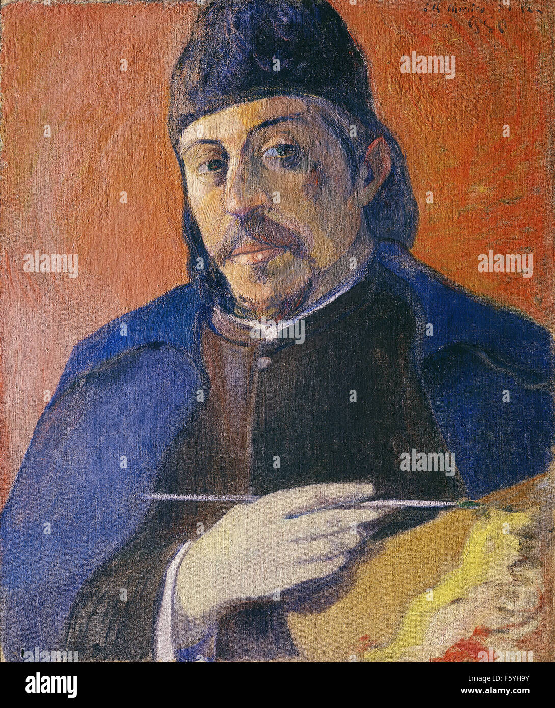 Self portrait with portrait of gauguin hi-res stock photography and ...