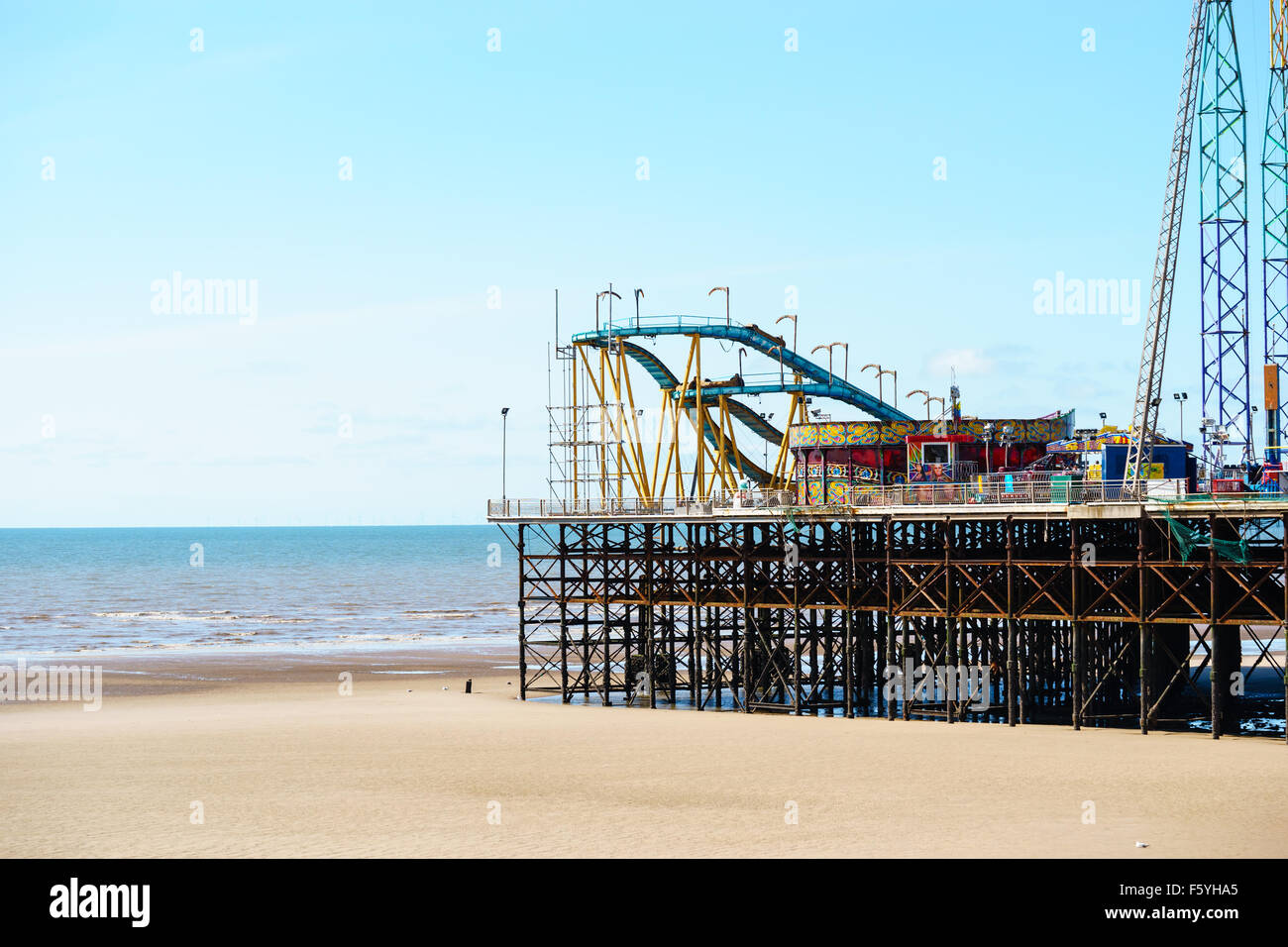 South Pier Blackpool Stock Photo - Alamy