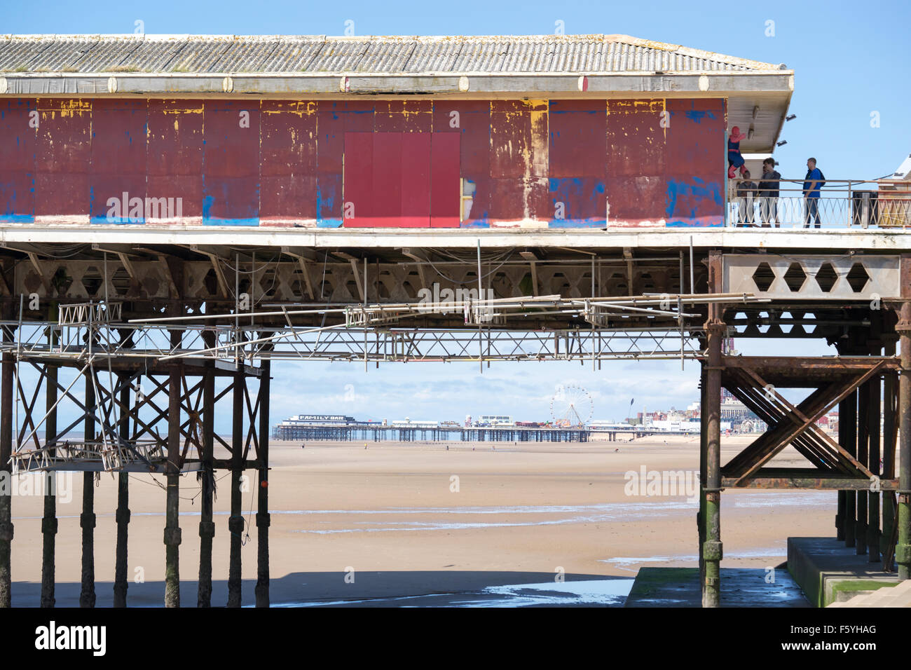 Blackpool pier jetty hi-res stock photography and images - Alamy