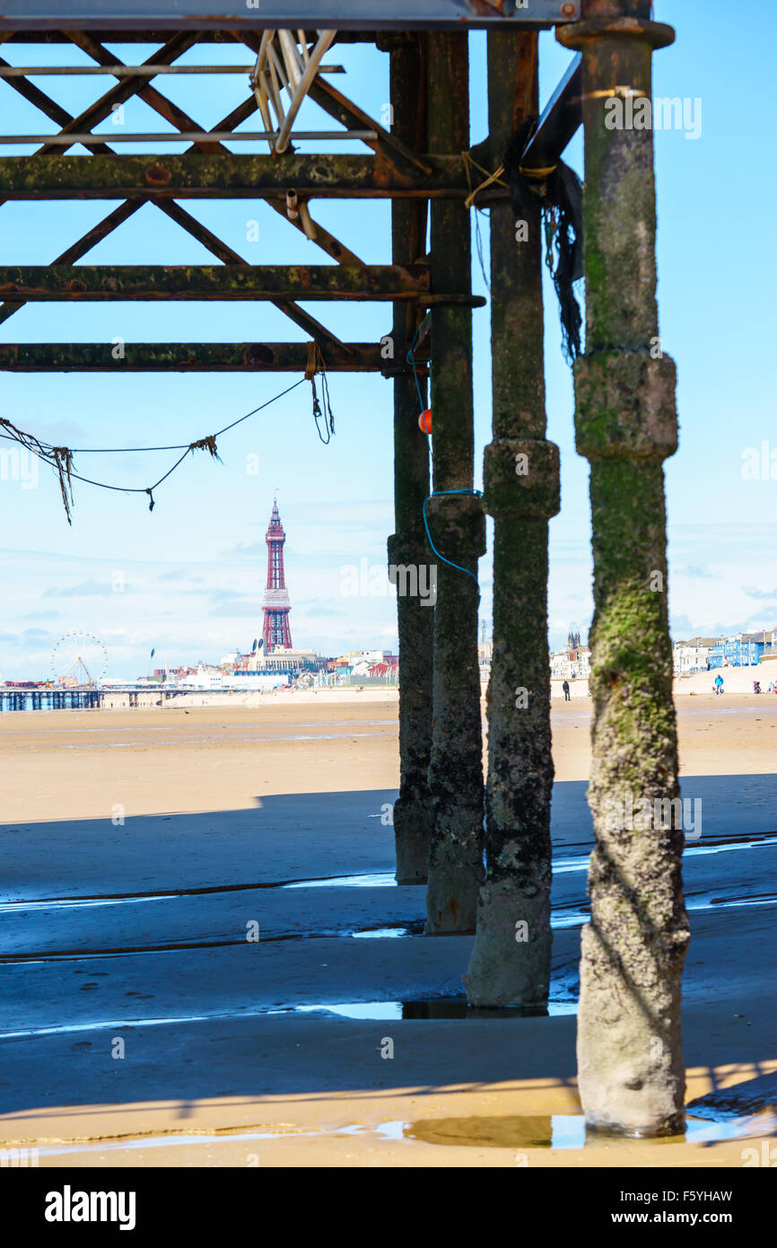 Blackpool pier jetty hi-res stock photography and images - Alamy