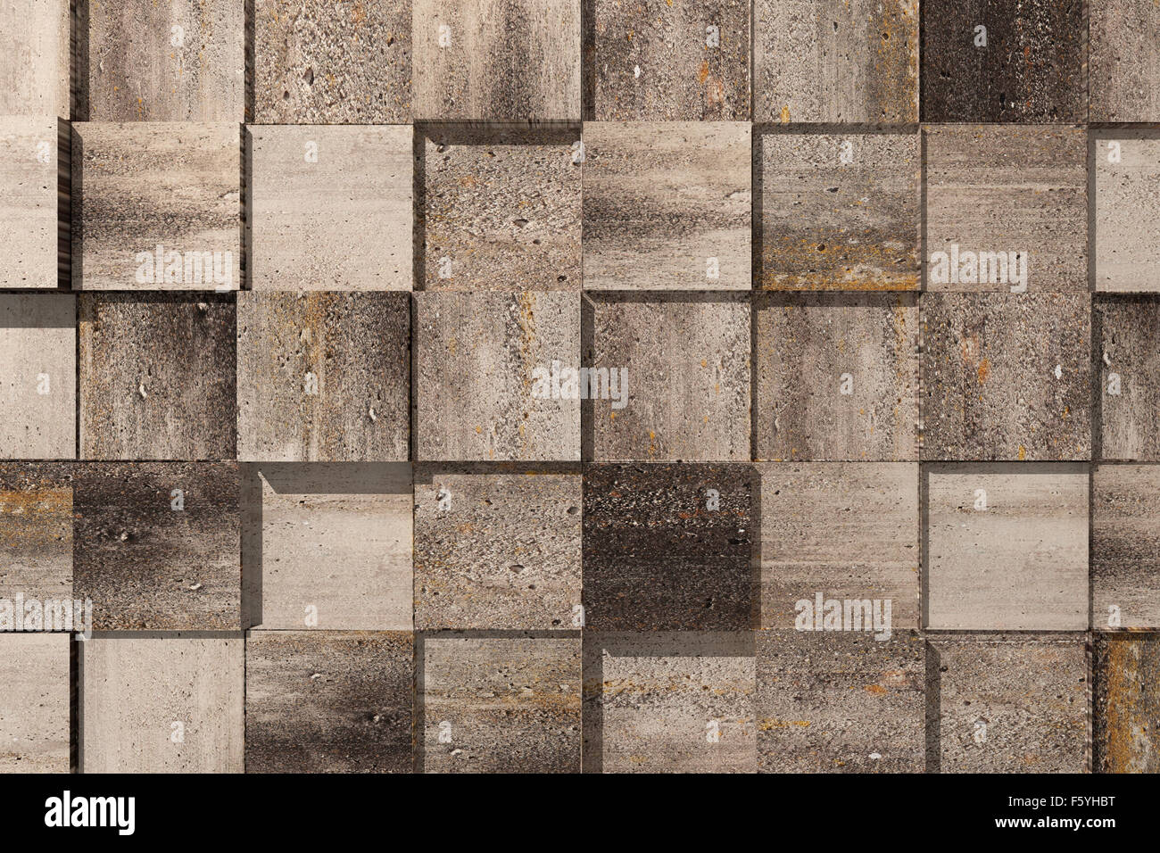 3d rendering of a lot of textured stones cubes Stock Photo - Alamy