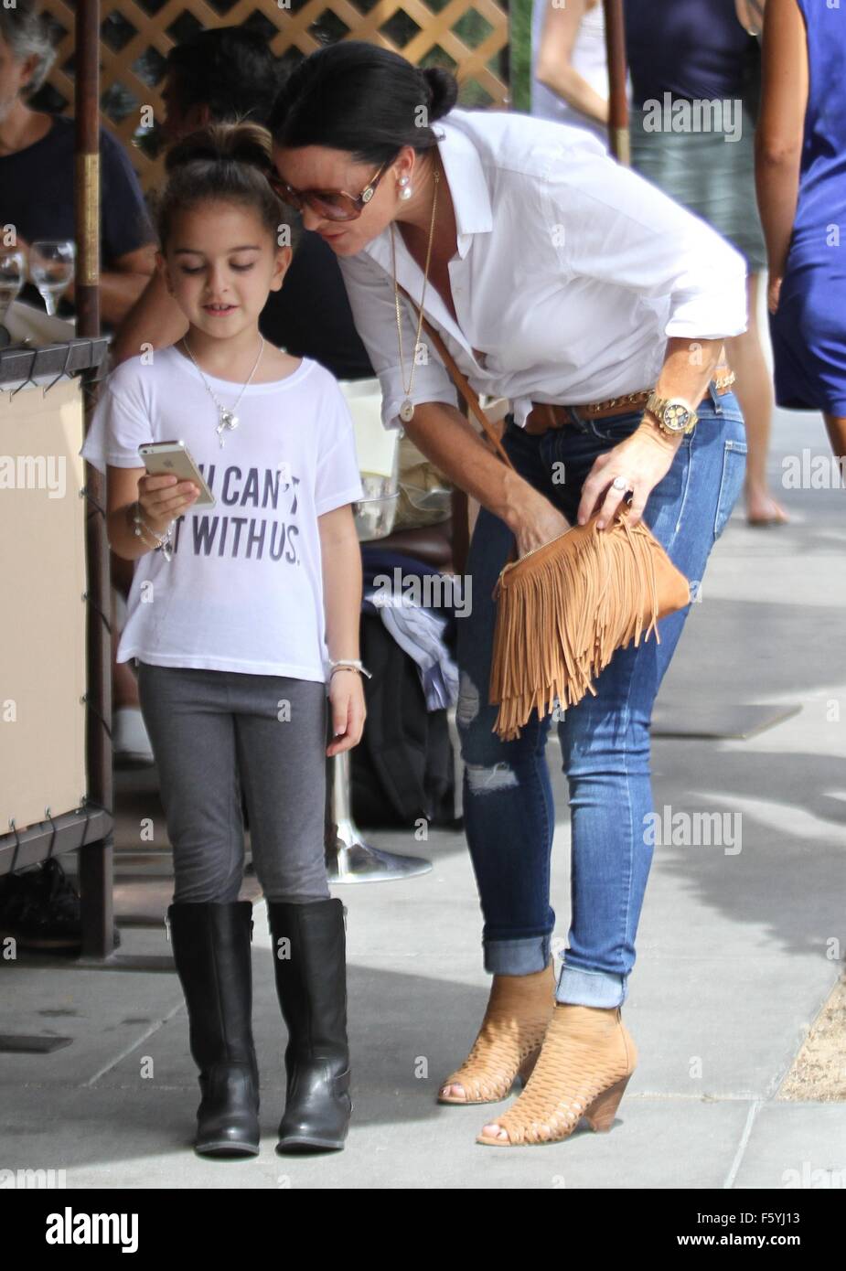 Kyle Richards takes her youngest daughter, Portia, who wore a 'You Can ...