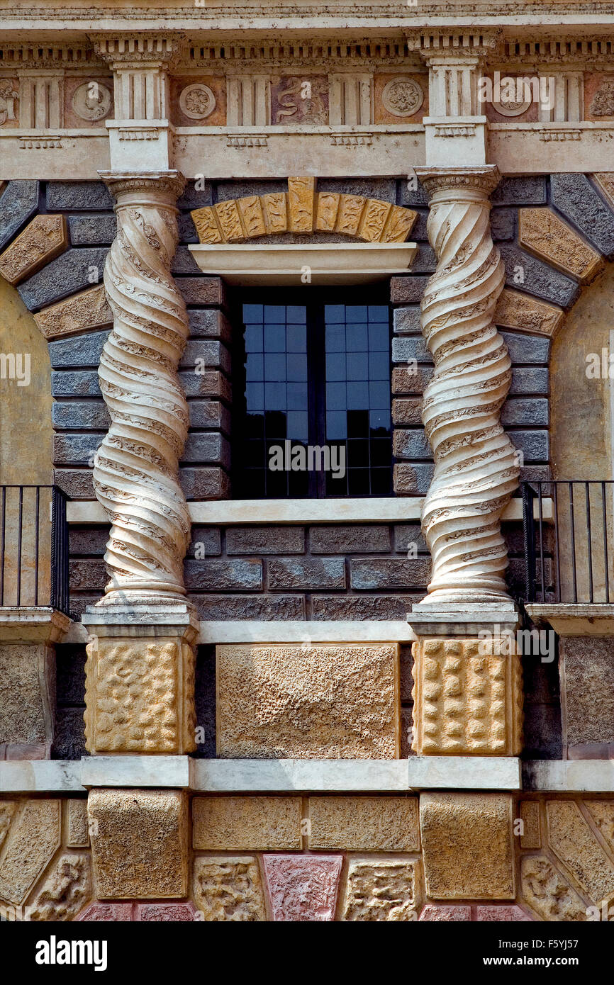 window and castle in the city of mantova italy Stock Photo - Alamy