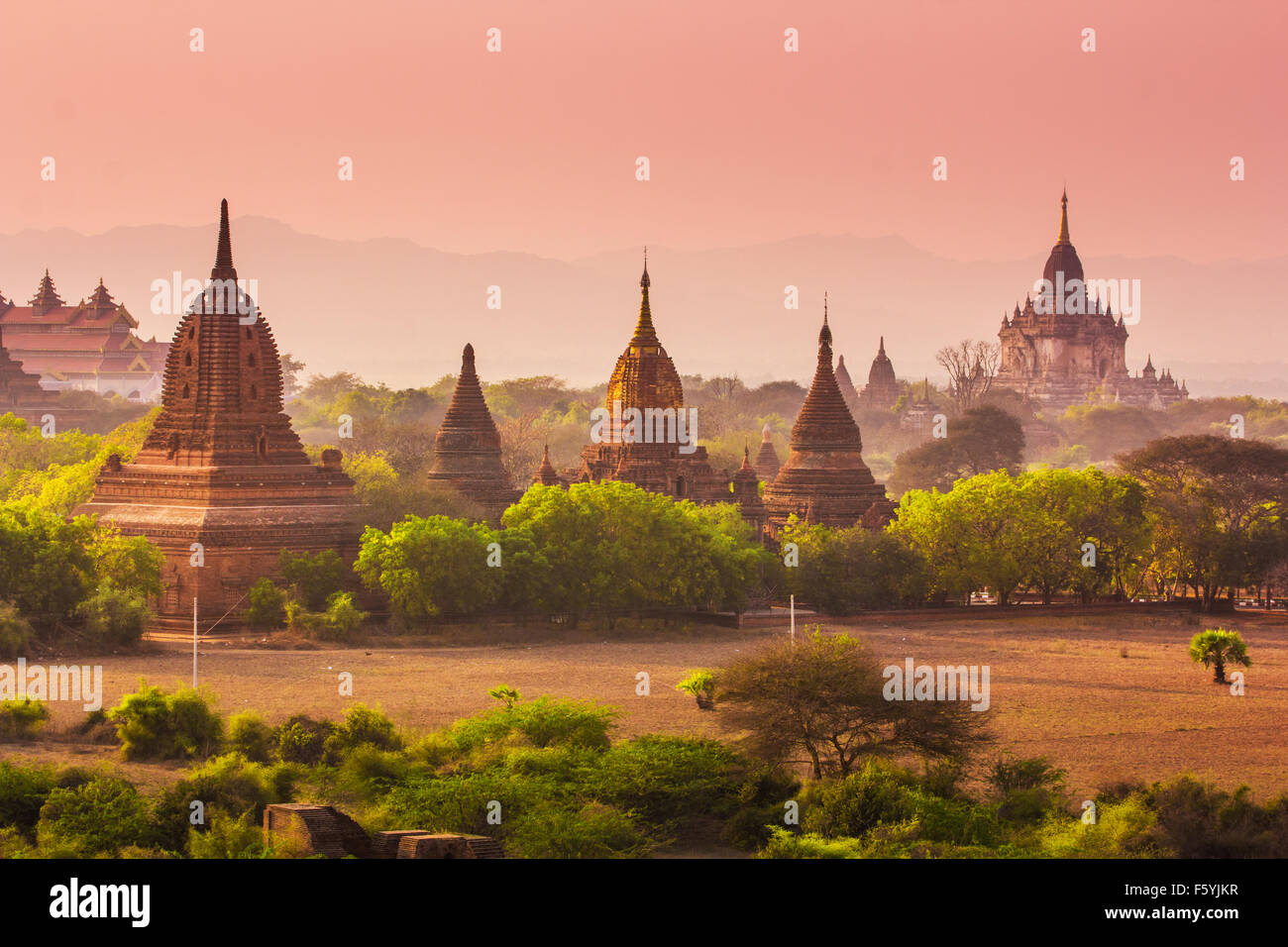 Temples in Bagan, Myanmar Stock Photo - Alamy