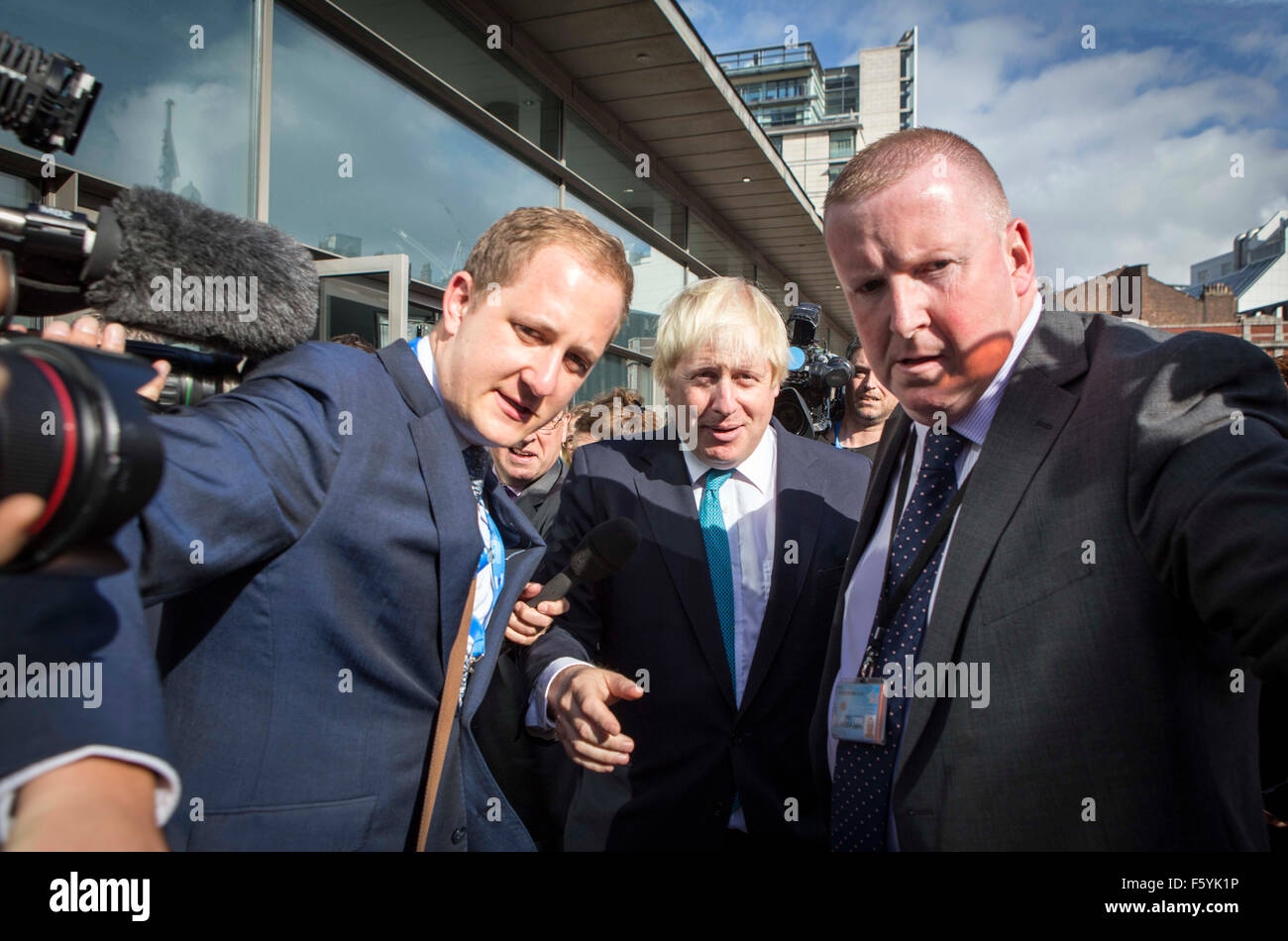 The Conservative Party conference in Manchester today (Tuesday 6th ...
