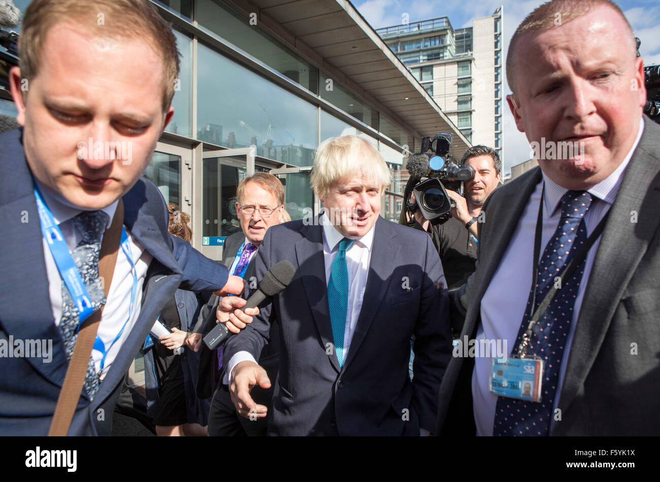 The Conservative Party conference in Manchester today (Tuesday 6th ...