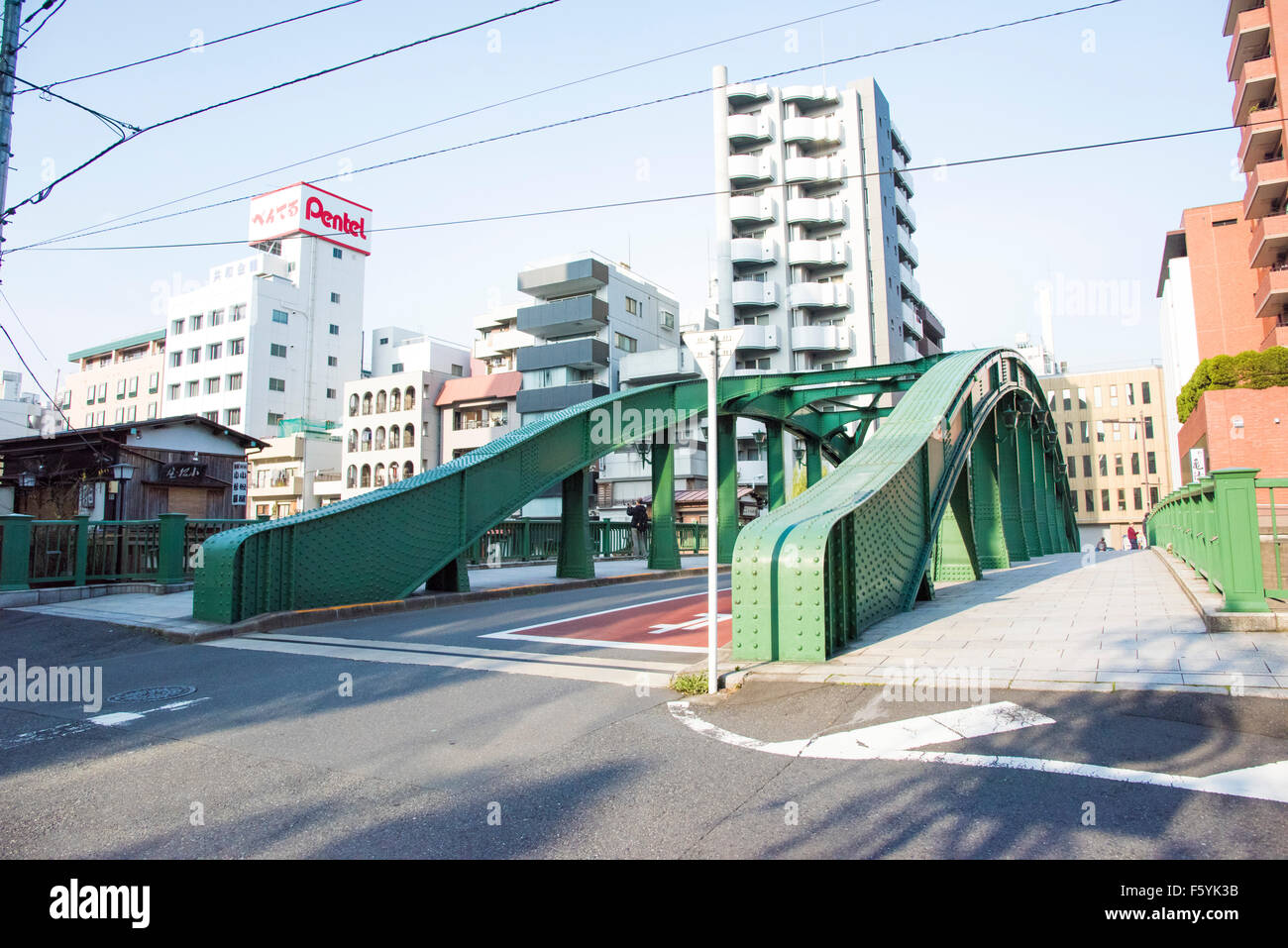 Yanagibashi bridge,Kanda river,Chuo-Ku,Tokyo,Japan Stock Photo - Alamy