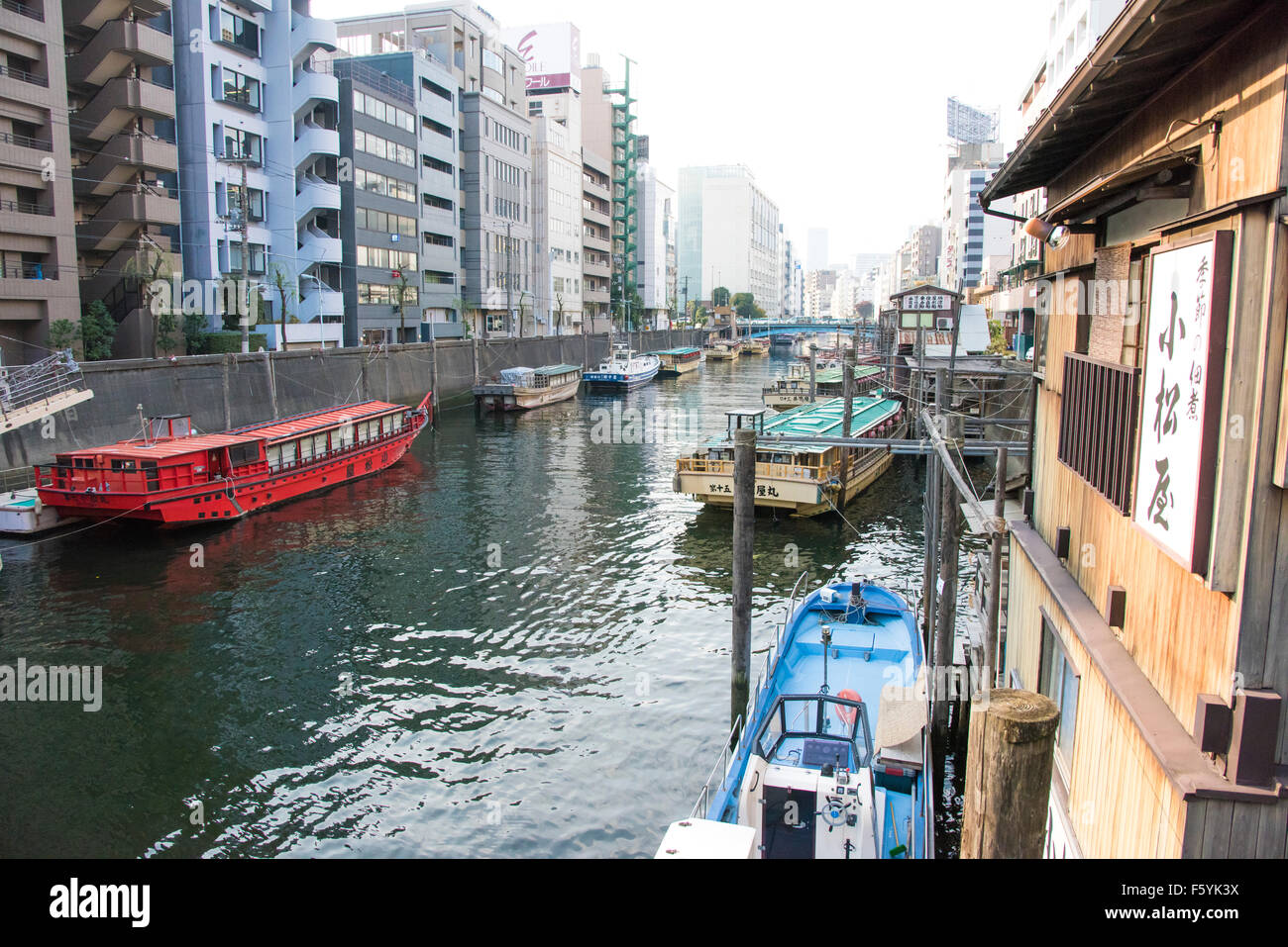 Yanagibashi bridge,Kanda river,Chuo-Ku,Tokyo,Japan Stock Photo - Alamy
