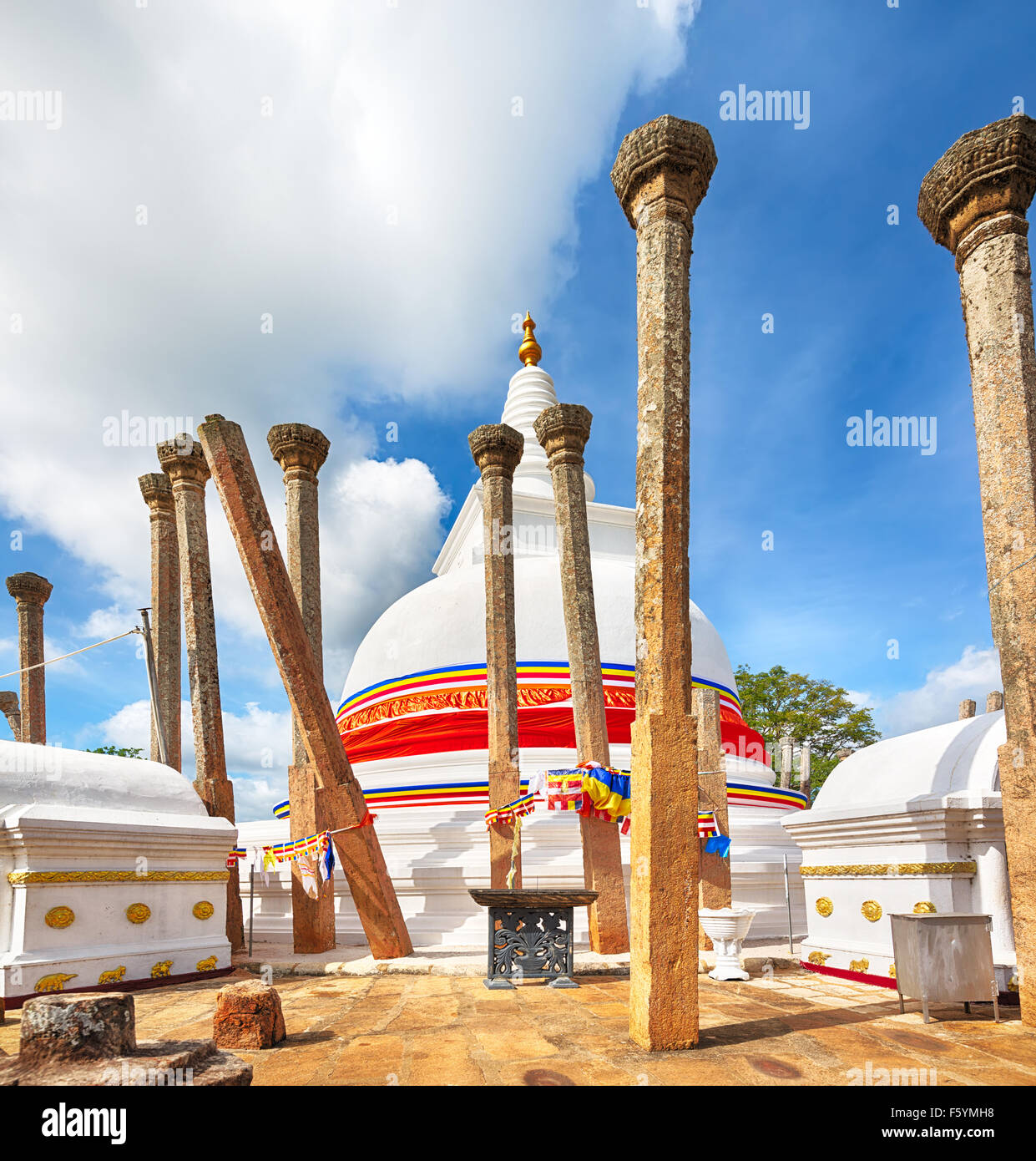 Thuparamaya dagoba in the sacred world heritage city of Anuradhapura ...