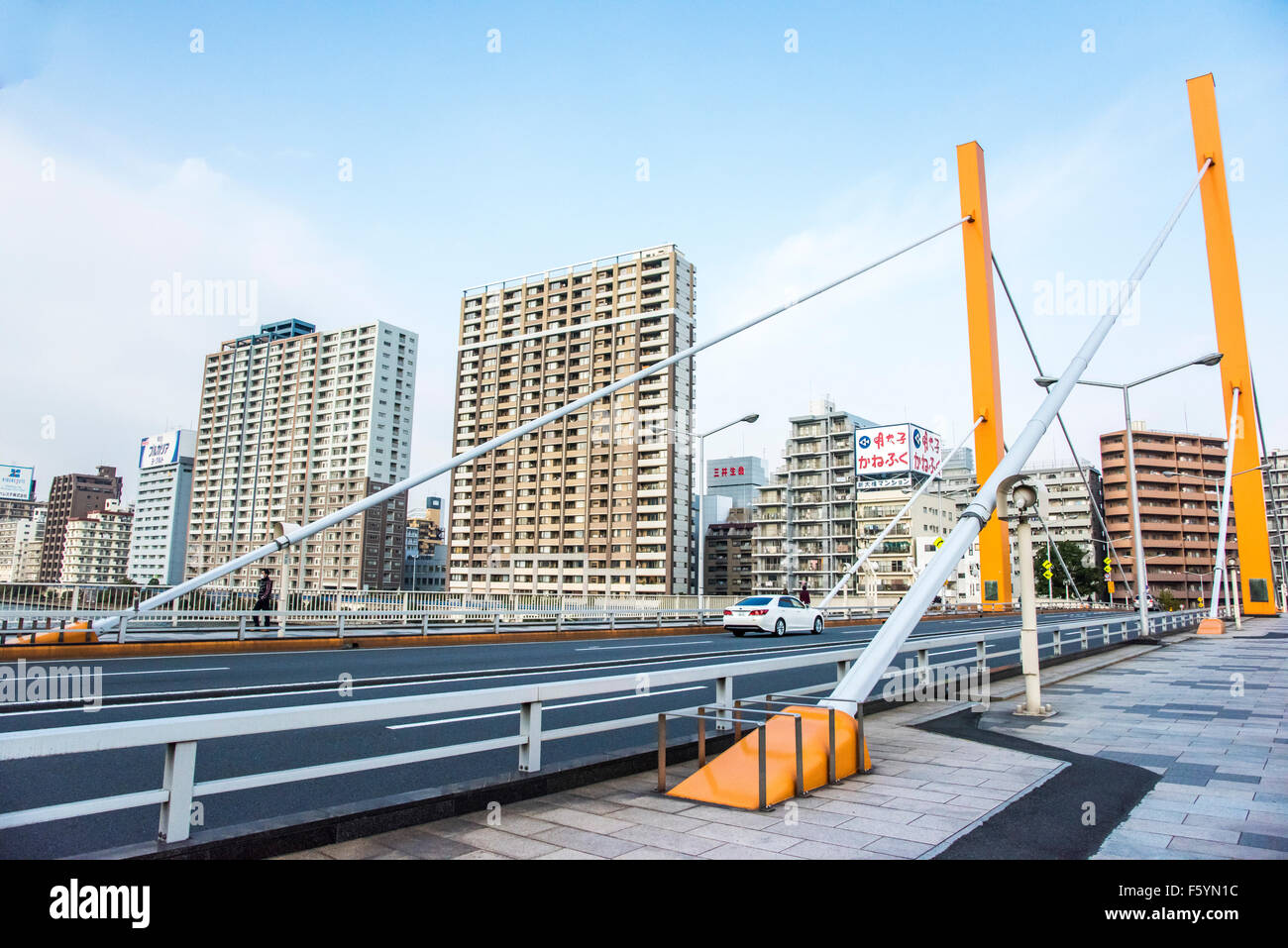 Shin-Ohashi bridge,Sumida river,Tokyo,Japan Stock Photo - Alamy