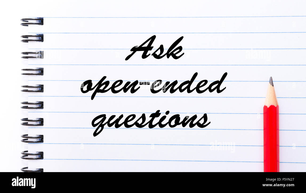 Open ended questions hi-res stock photography and images - Alamy