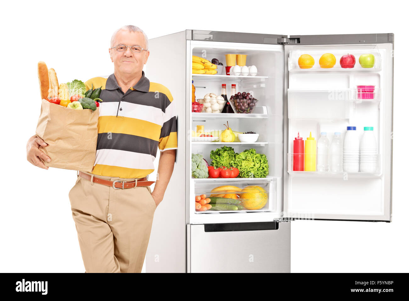 Old white goods fridge hi-res stock photography and images - Alamy