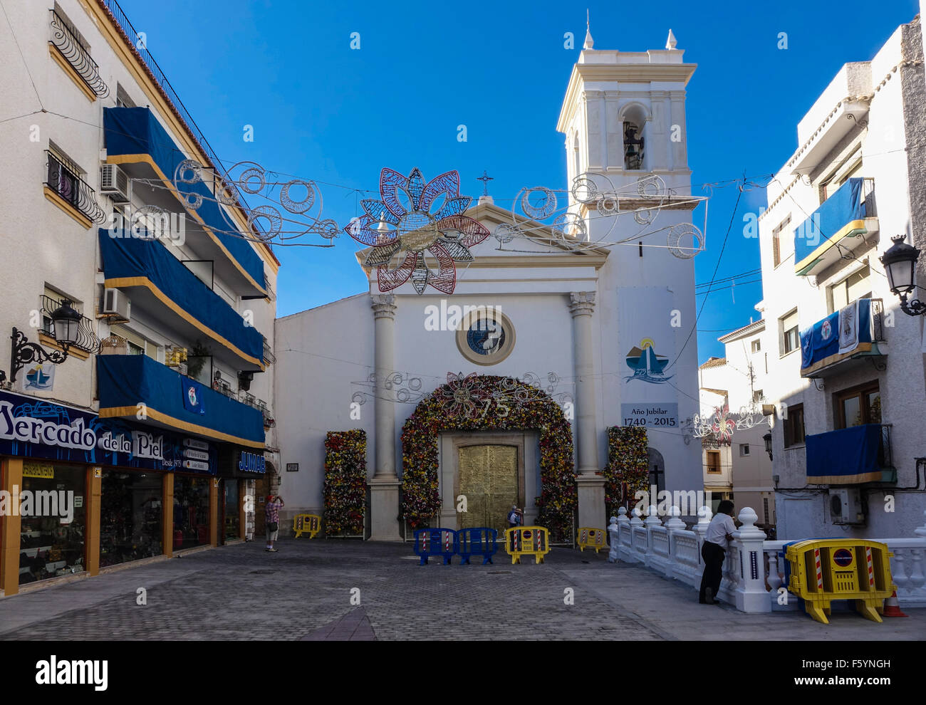Benidorm old town church hi-res stock photography and images - Alamy