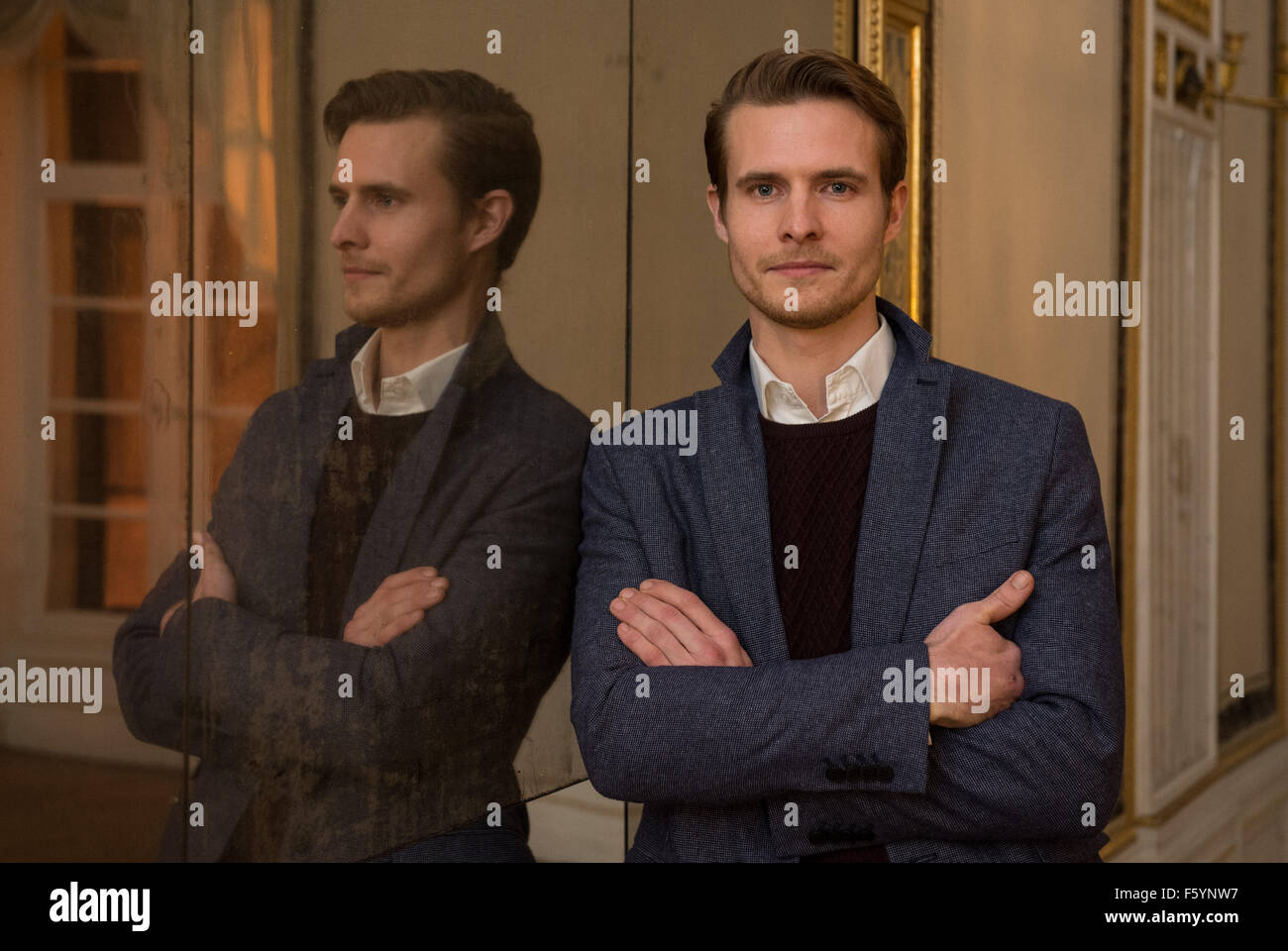 Chef Jochim Busch poses at the start of the award ceremony for the ...