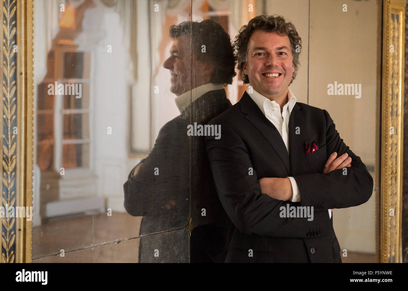Chef Peter Maria Schnurr smiles at the start of the award ceremony for ...