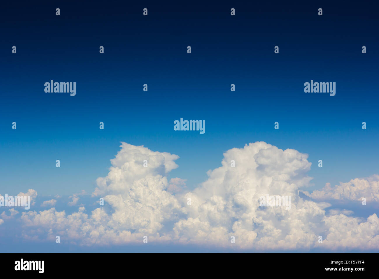 sky over cloud layer air view background only Stock Photo - Alamy