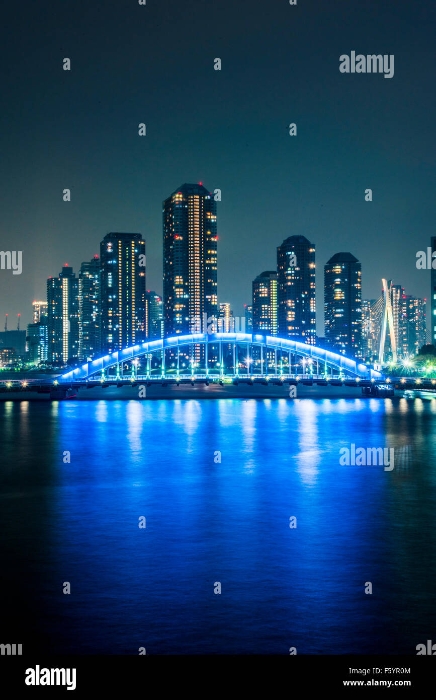 Eitaibashi bridge,Sumida river,Tokyo,Japan Stock Photo - Alamy