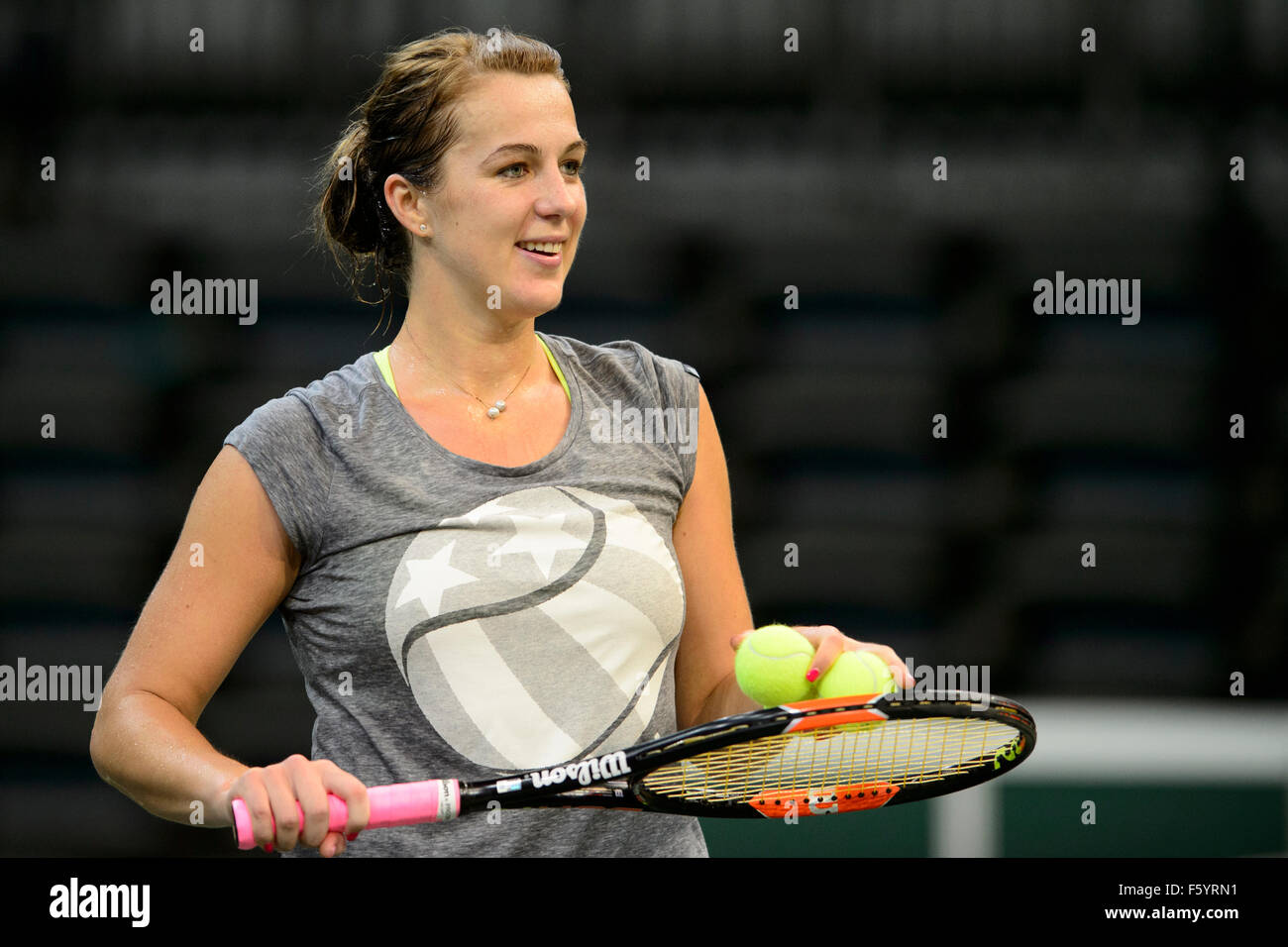 Prague, Czech Republic. 10th Nov, 2015. Russian tennis player Anastasia ...