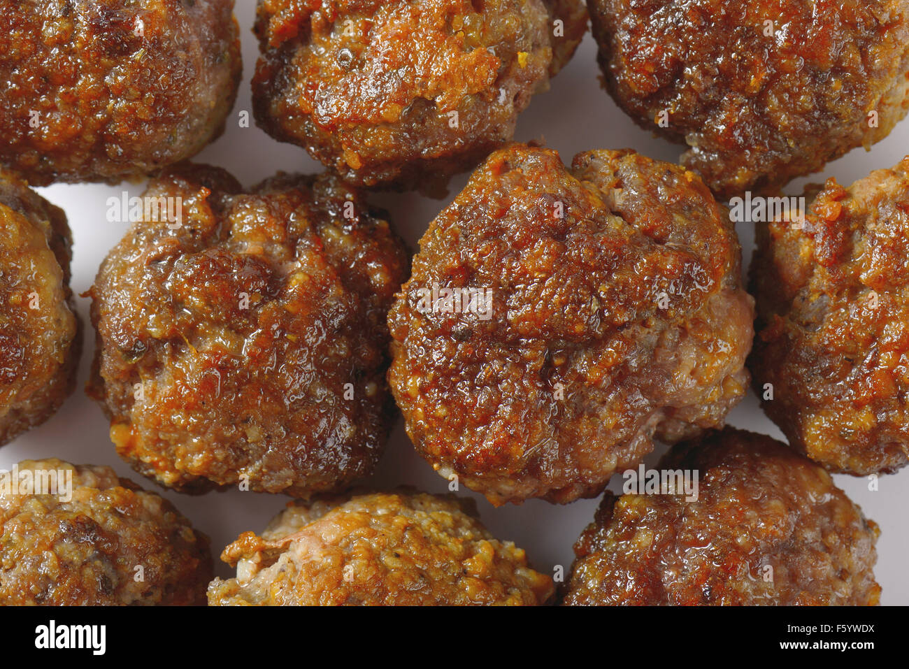 detail of fresh hot meatballs backgrounds Stock Photo - Alamy
