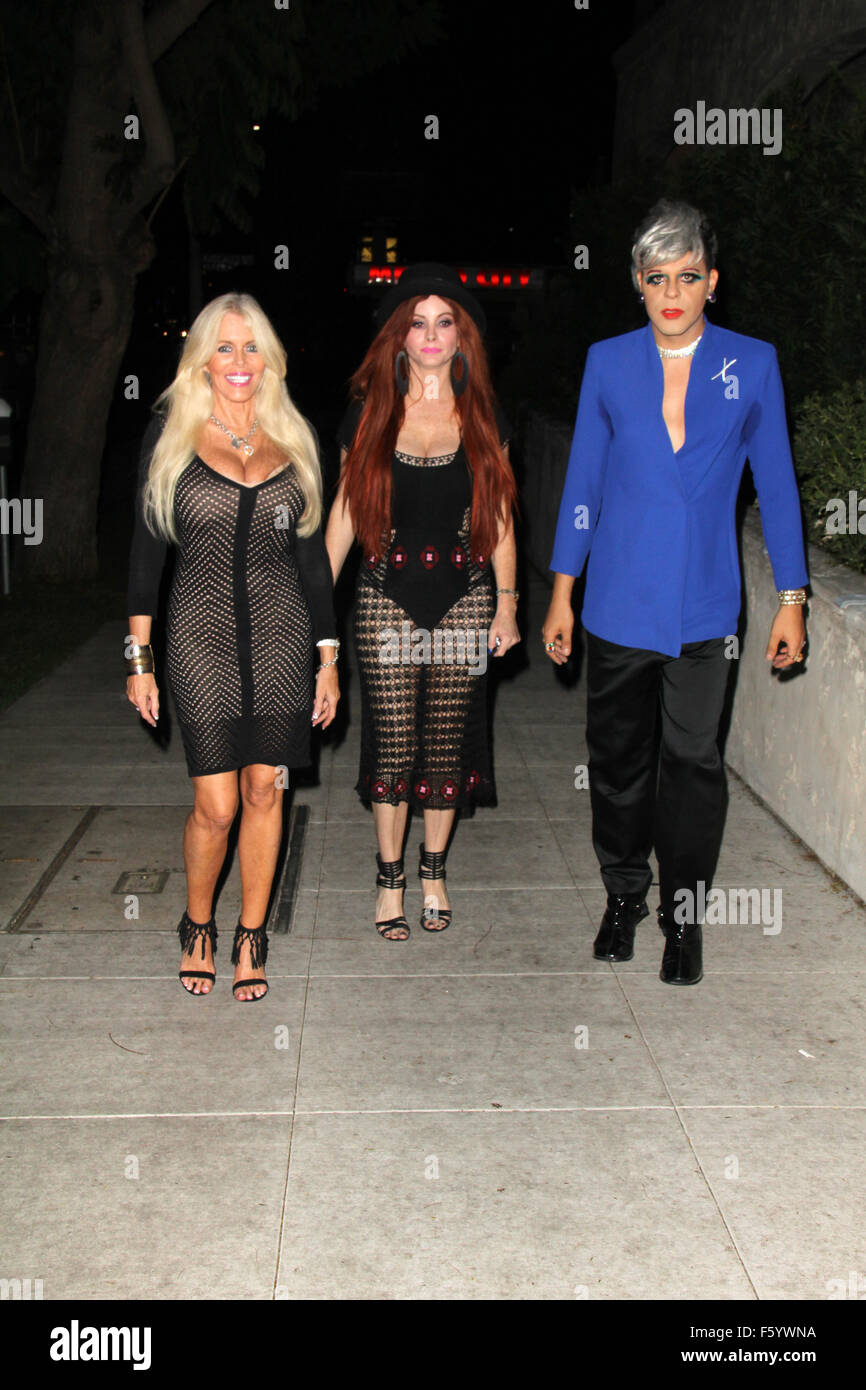 Phoebe Price, out on the town with friends Sham Ibrahim and Kathy Brown ...