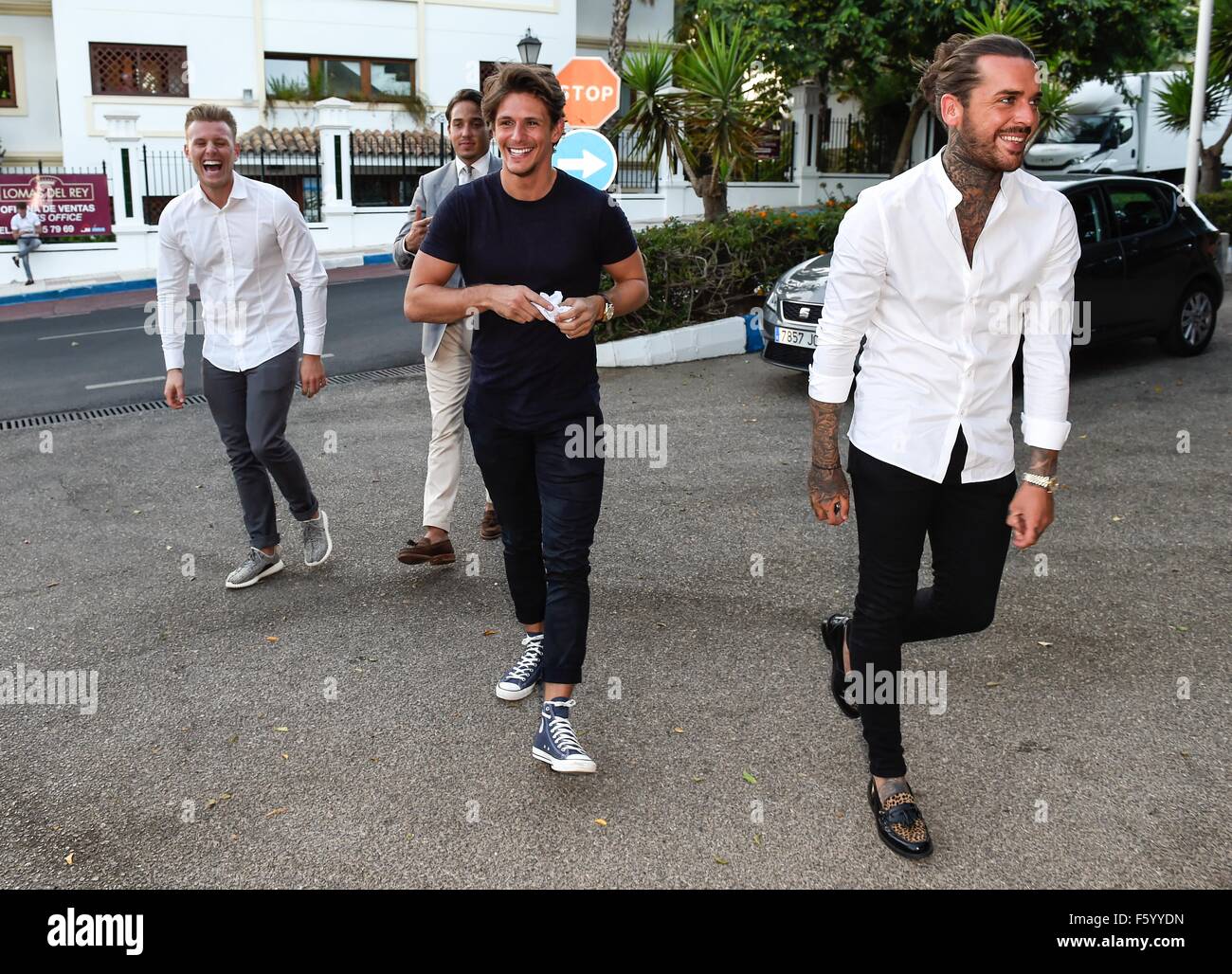 TOWIE stars arrive at Funky Buddha nightclub in Marbella to film "The ...