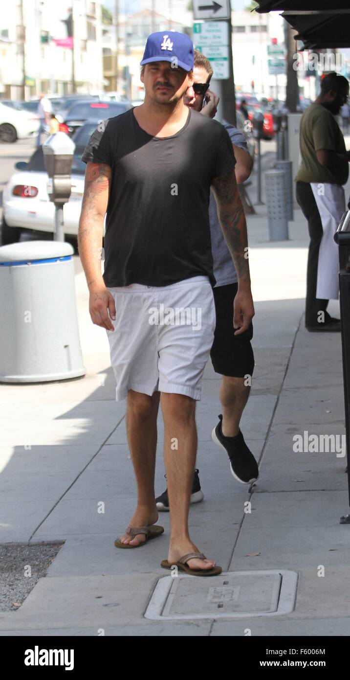 Sean Stewart goes shopping in Beverly Hills Featuring: Sean Stewart ...