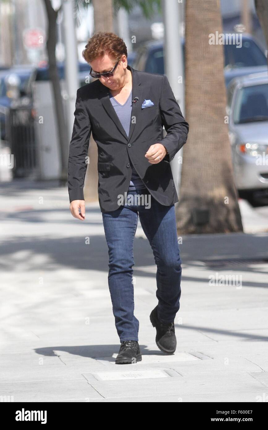 Ross King films his show on location in Beverly Hills Featuring: Ross ...