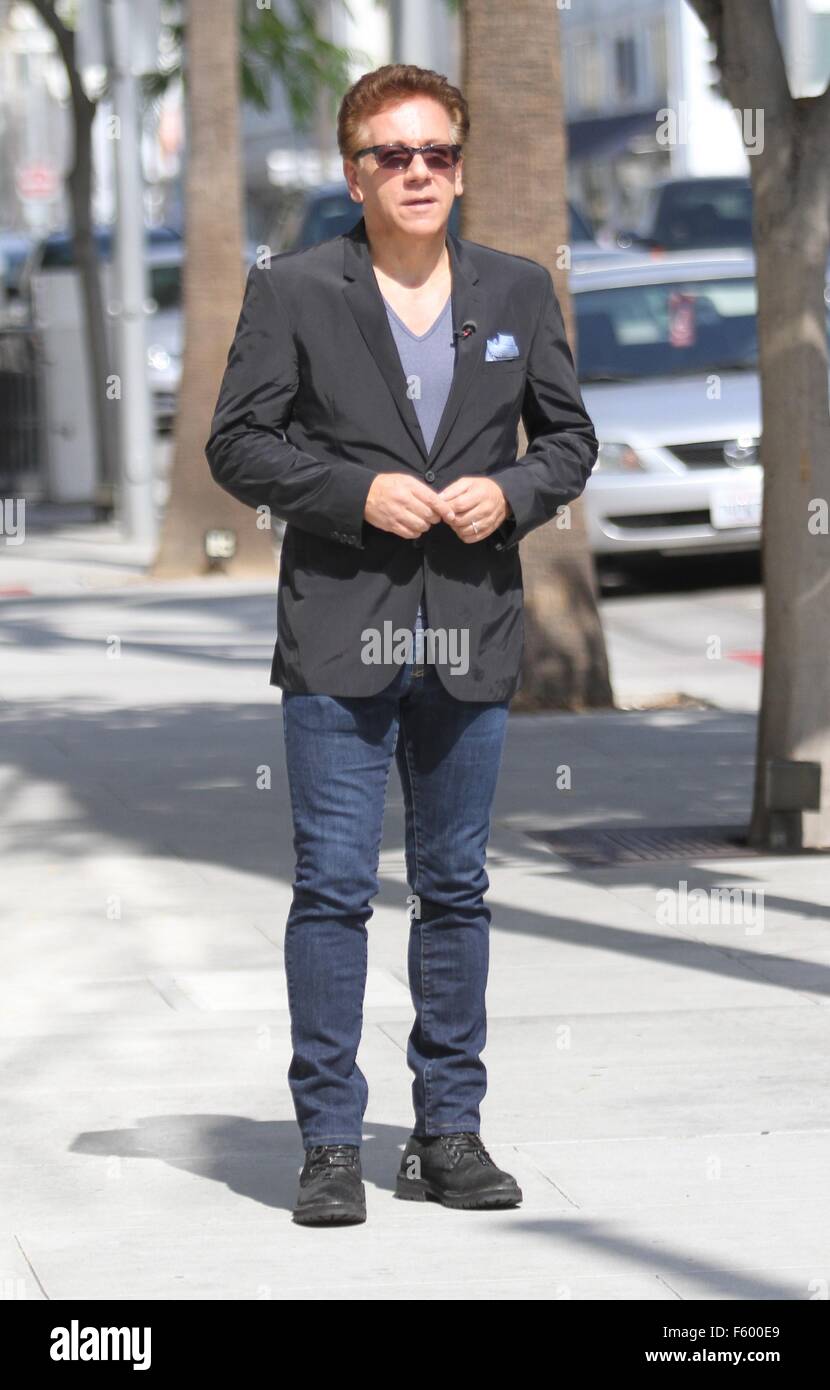 Ross King films his show on location in Beverly Hills Featuring: Ross ...