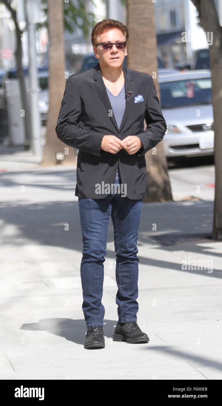 Ross King films his show on location in Beverly Hills Featuring: Ross ...