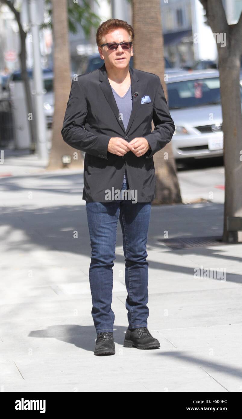 Ross King films his show on location in Beverly Hills Featuring: Ross ...