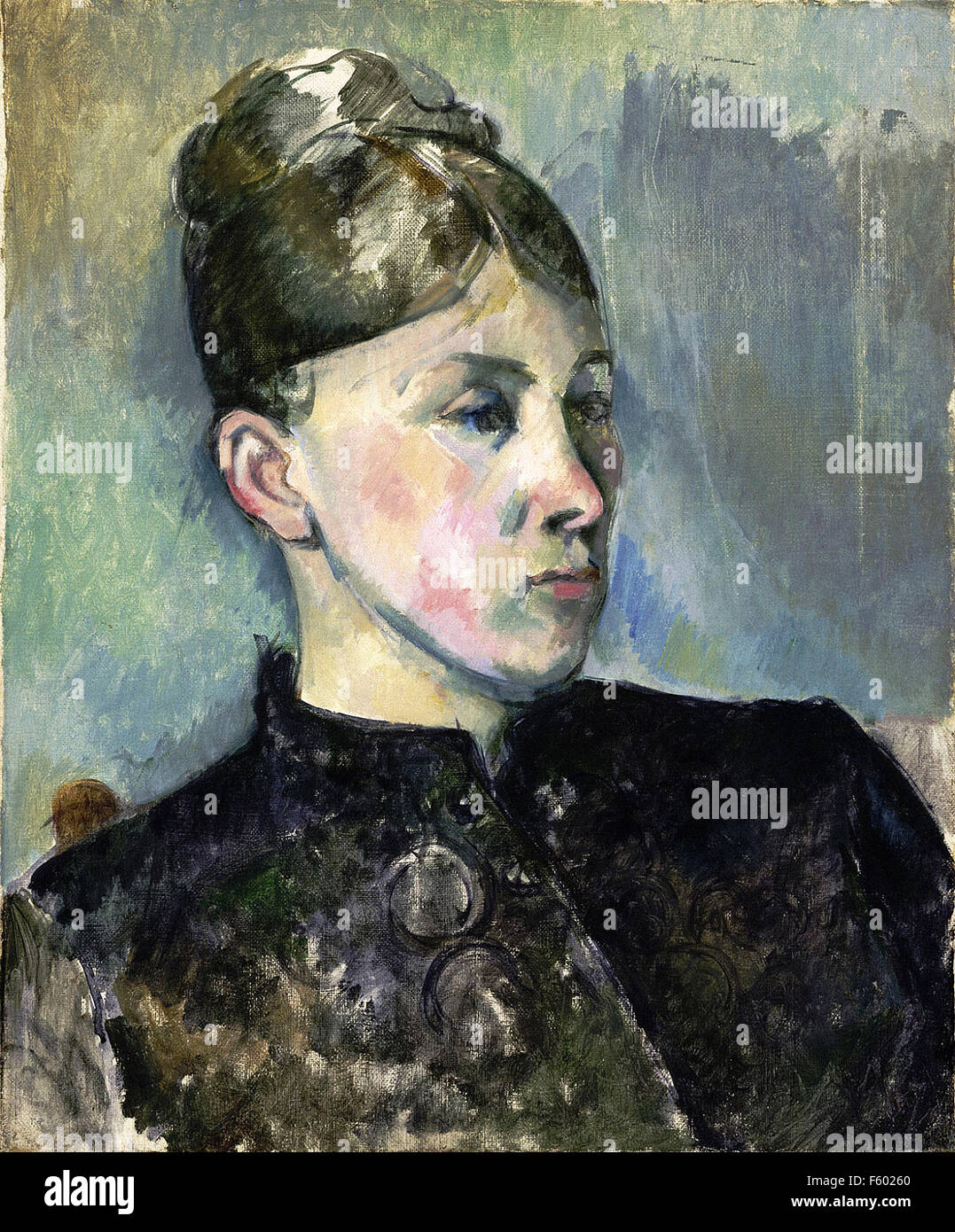 Paul Cézanne - Portrait of Madame Cézanne 12 Stock Photo - Alamy