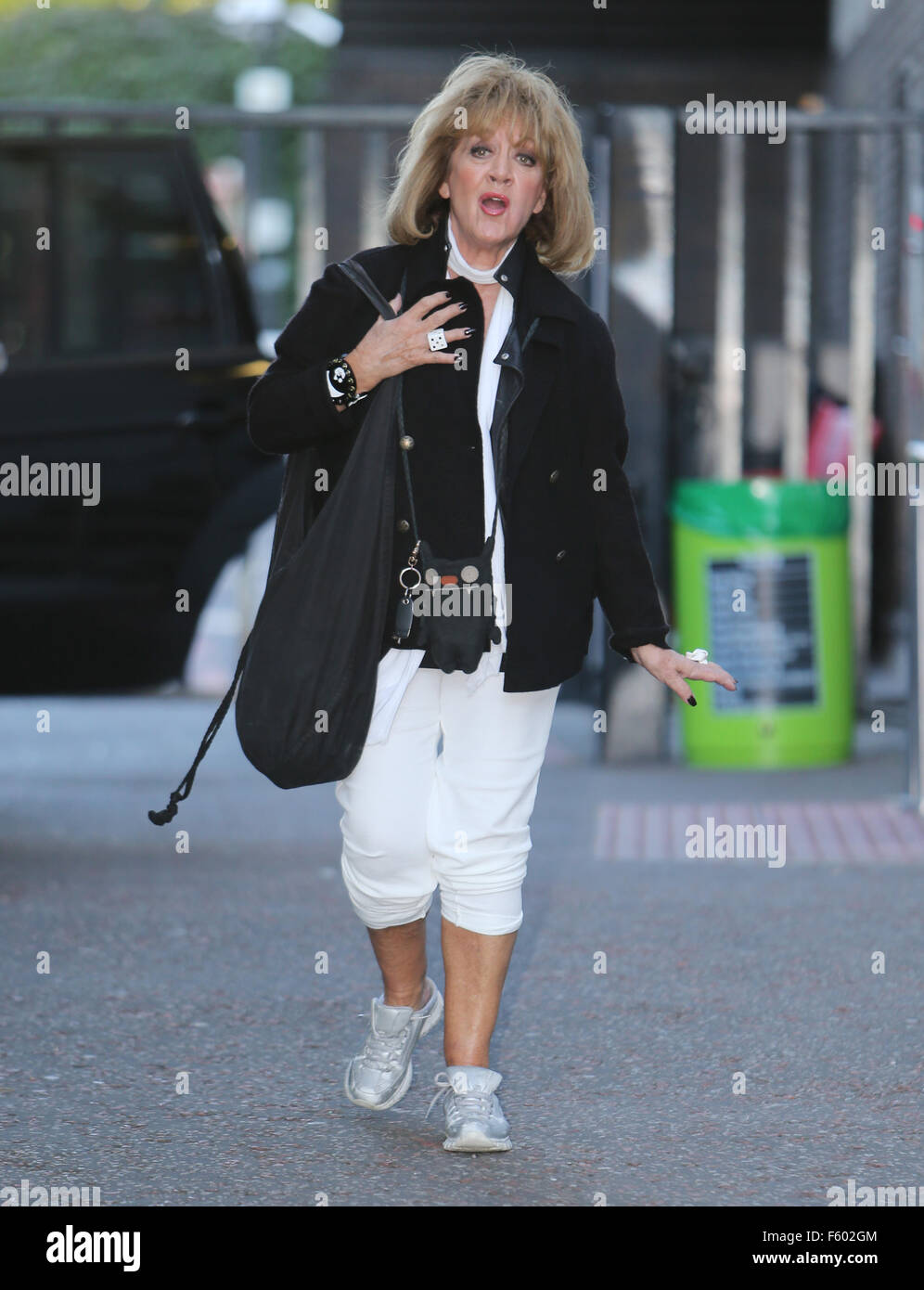 Amanda Barrie outside ITV Studios Featuring: Amanda Barrie Where ...