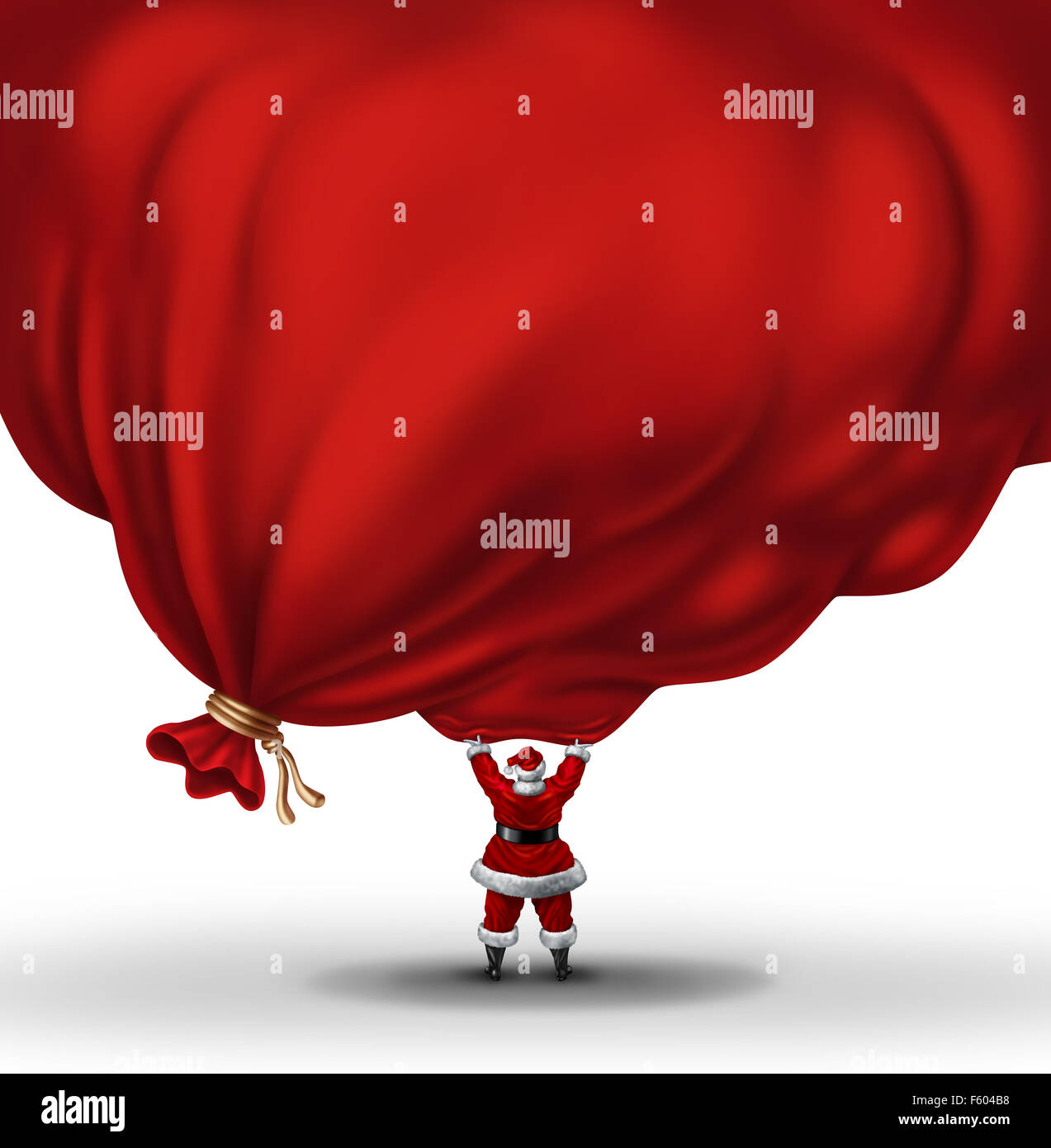 Santa bag gifts hi-res stock photography and images - Alamy