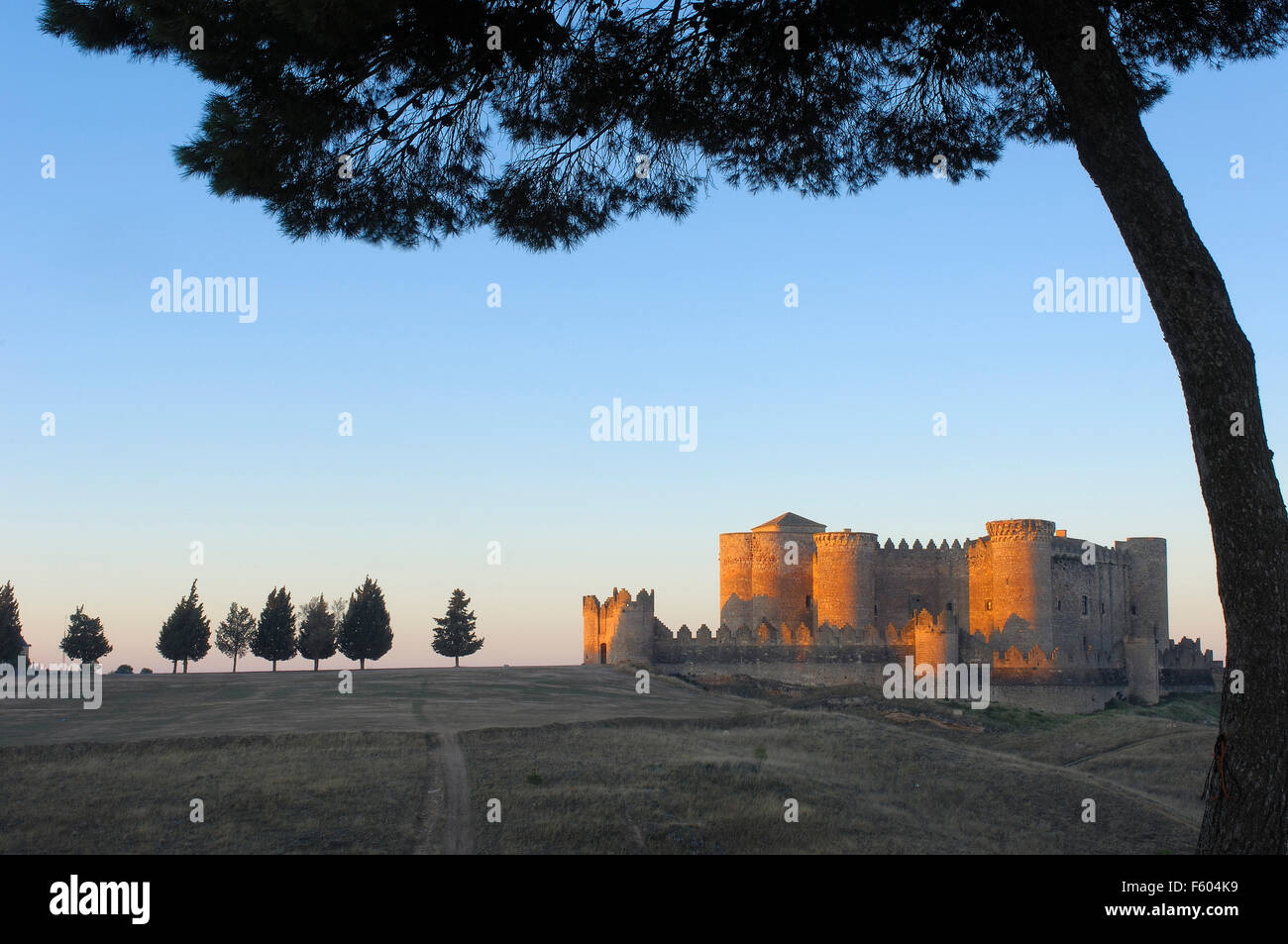 Belmonte castle (S. XV). Belmonte. Cuenca province, Castilla- La Mancha ...