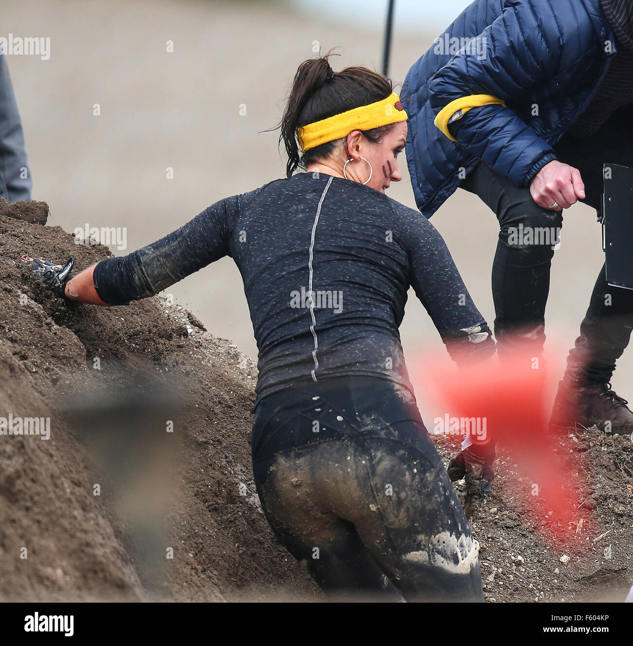 Presenters of Good Morning Britain take part in a Tough Mudder race in ...