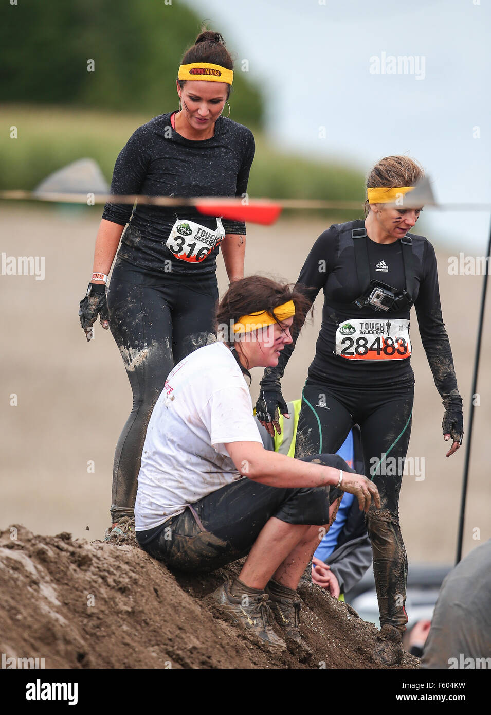 Presenters of Good Morning Britain take part in a Tough Mudder race in ...