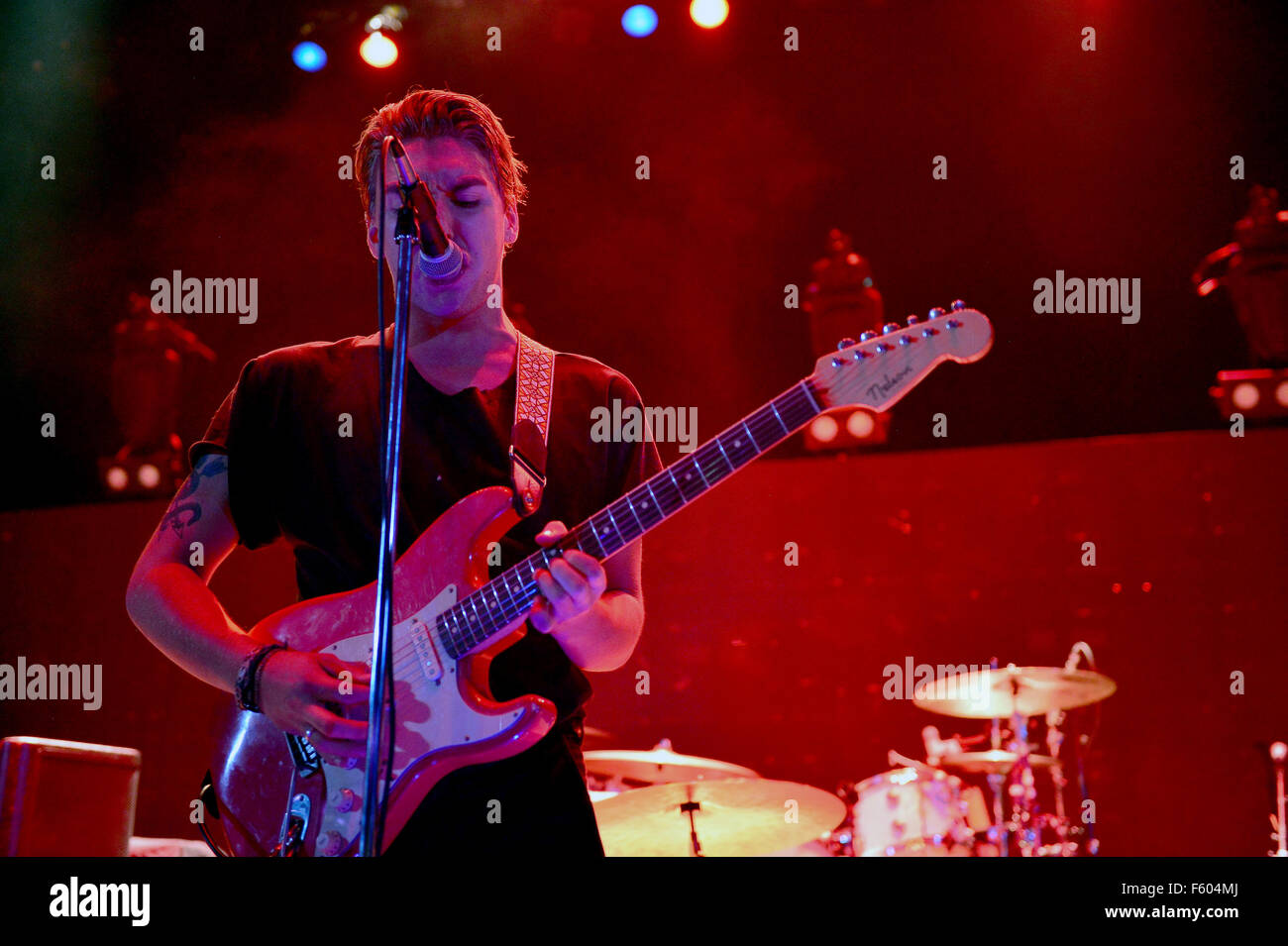 Bad Suns supporting The Neighbourhood in concert at The Fillmore Miami ...