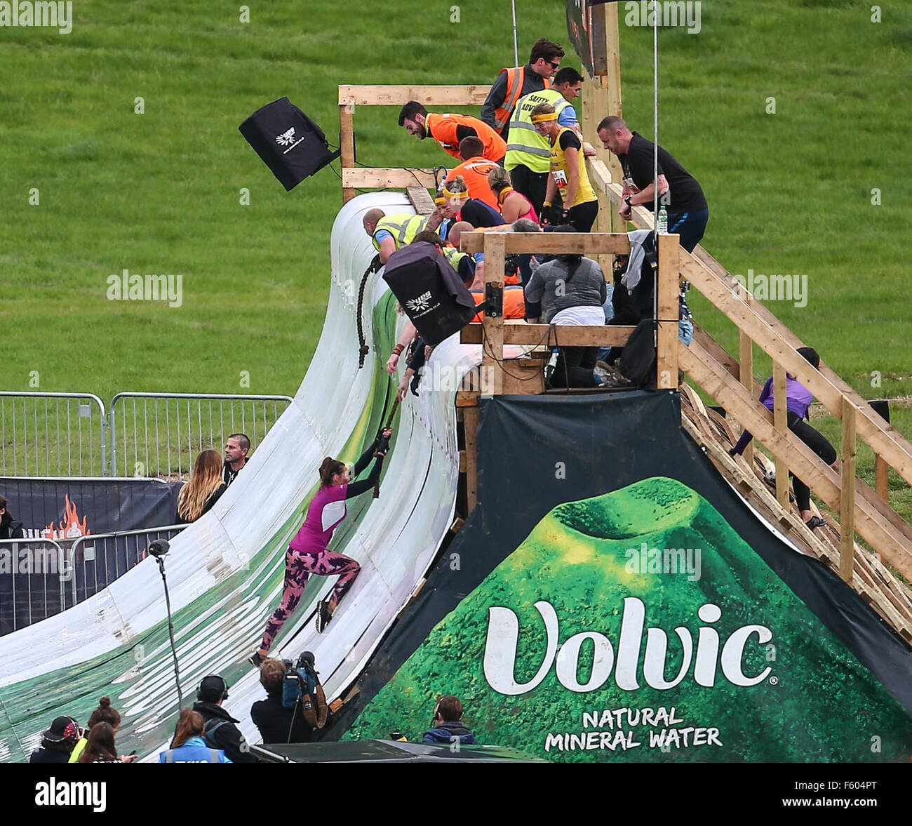 Presenters of Good Morning Britain take part in a Tough Mudder race in ...