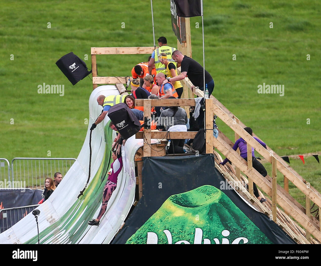 Presenters of Good Morning Britain take part in a Tough Mudder race in ...