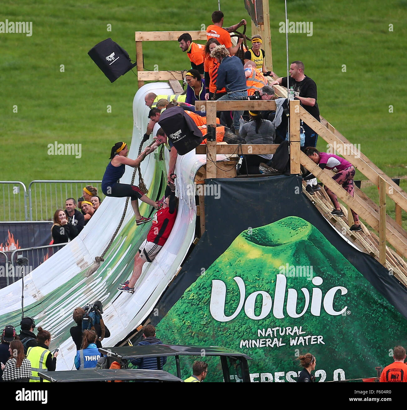 Presenters of Good Morning Britain take part in a Tough Mudder race in ...