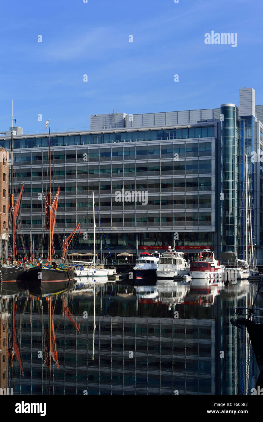 St Katherine's Dock, Tower Bridge, London E1W, United Kingdom Stock ...