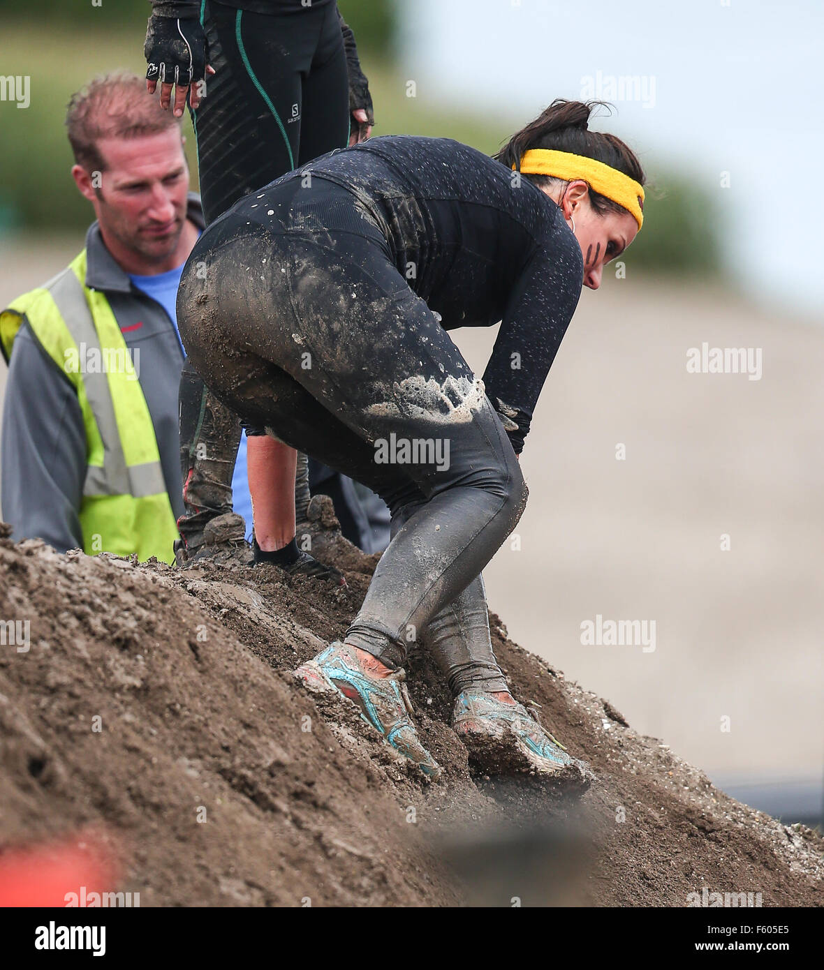 Presenters of Good Morning Britain take part in a Tough Mudder race in ...