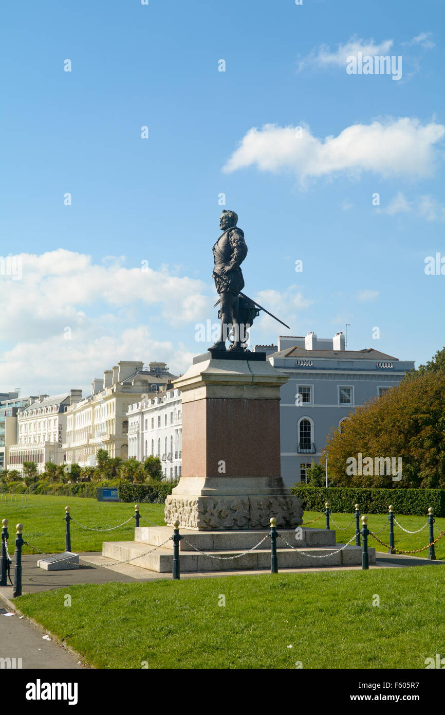 Sir Francis Drake Statue unveiled in 1884 by Lady Fuller Drake on ...
