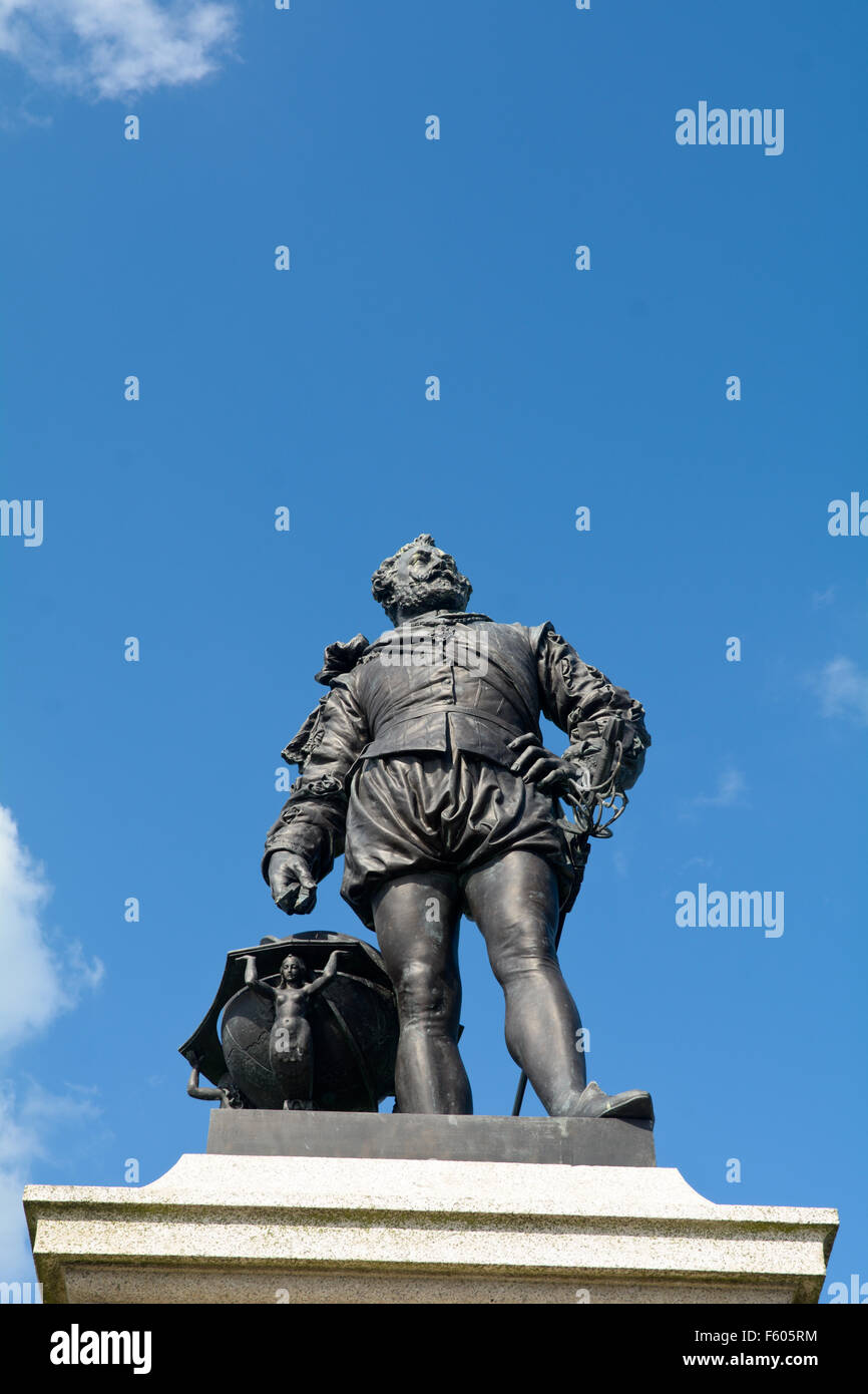 Sir Francis Drake Statue unveiled in 1884 by Lady Fuller Drake on ...