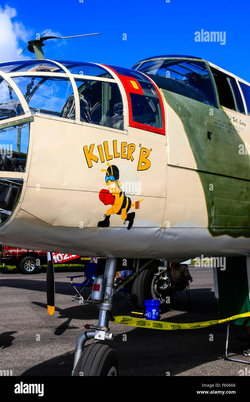 Killer B, B-25J Mitchell light bomber of WW2 in RAF camoflage at the ...